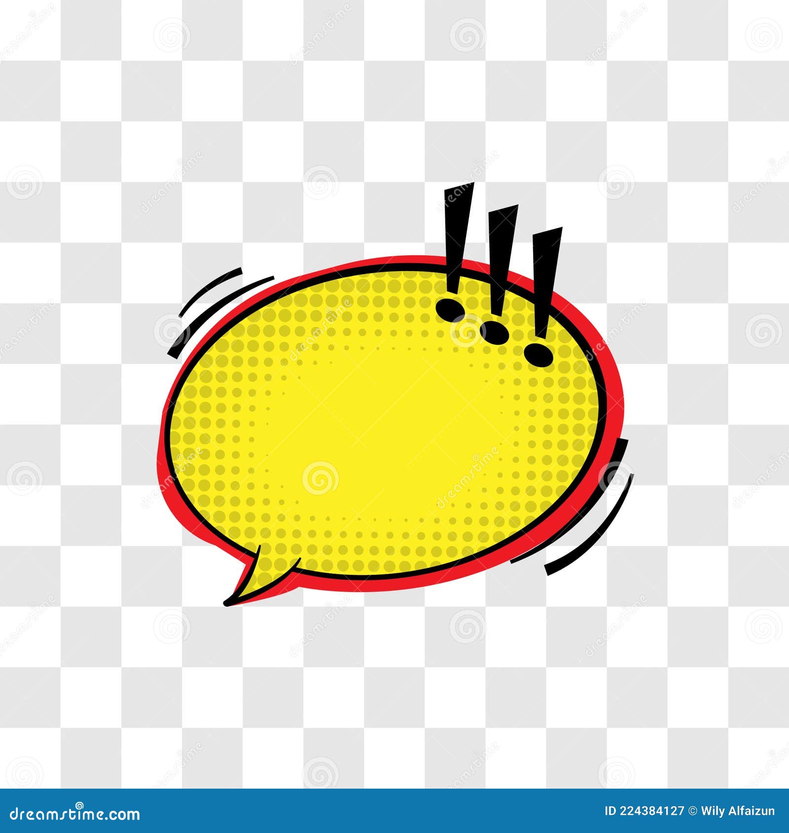 Comic Cartoon Style Blank Dialogue Box Stock Vector - Illustration of ...