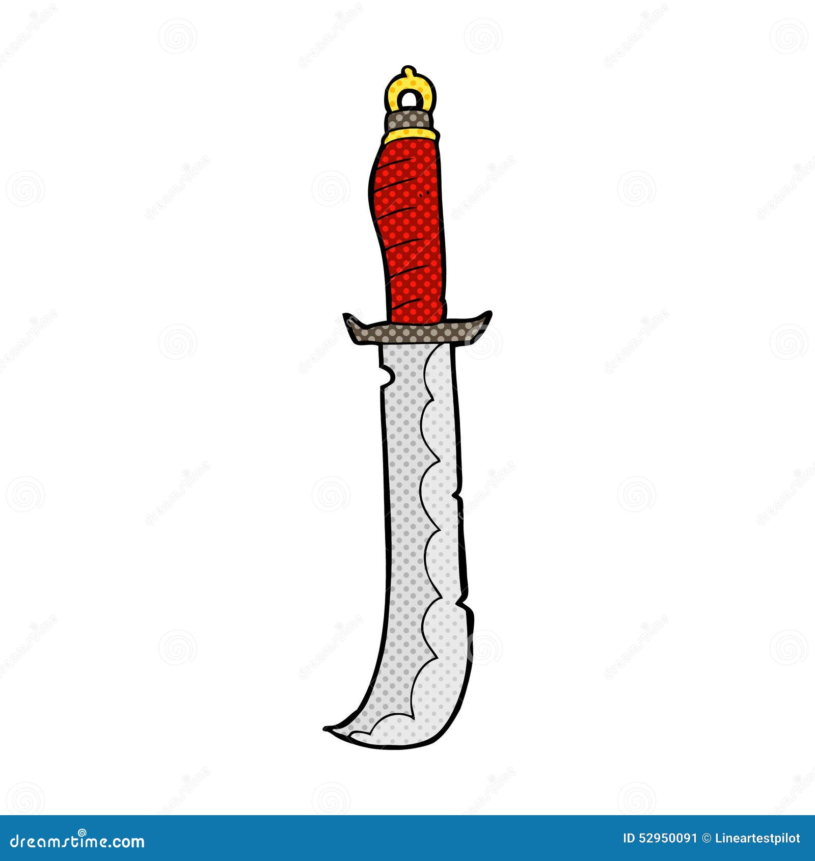 Comic cartoon sword stock illustration. Illustration of drawing - 52950091