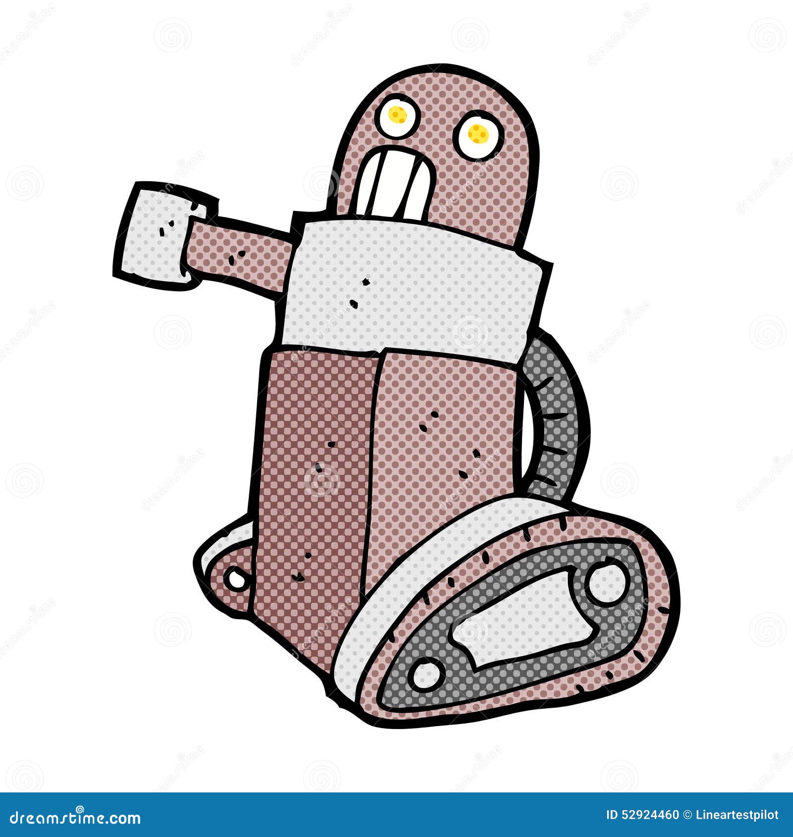 Tank Robot Outline Logo Design Vector Illustration | CartoonDealer.com ...