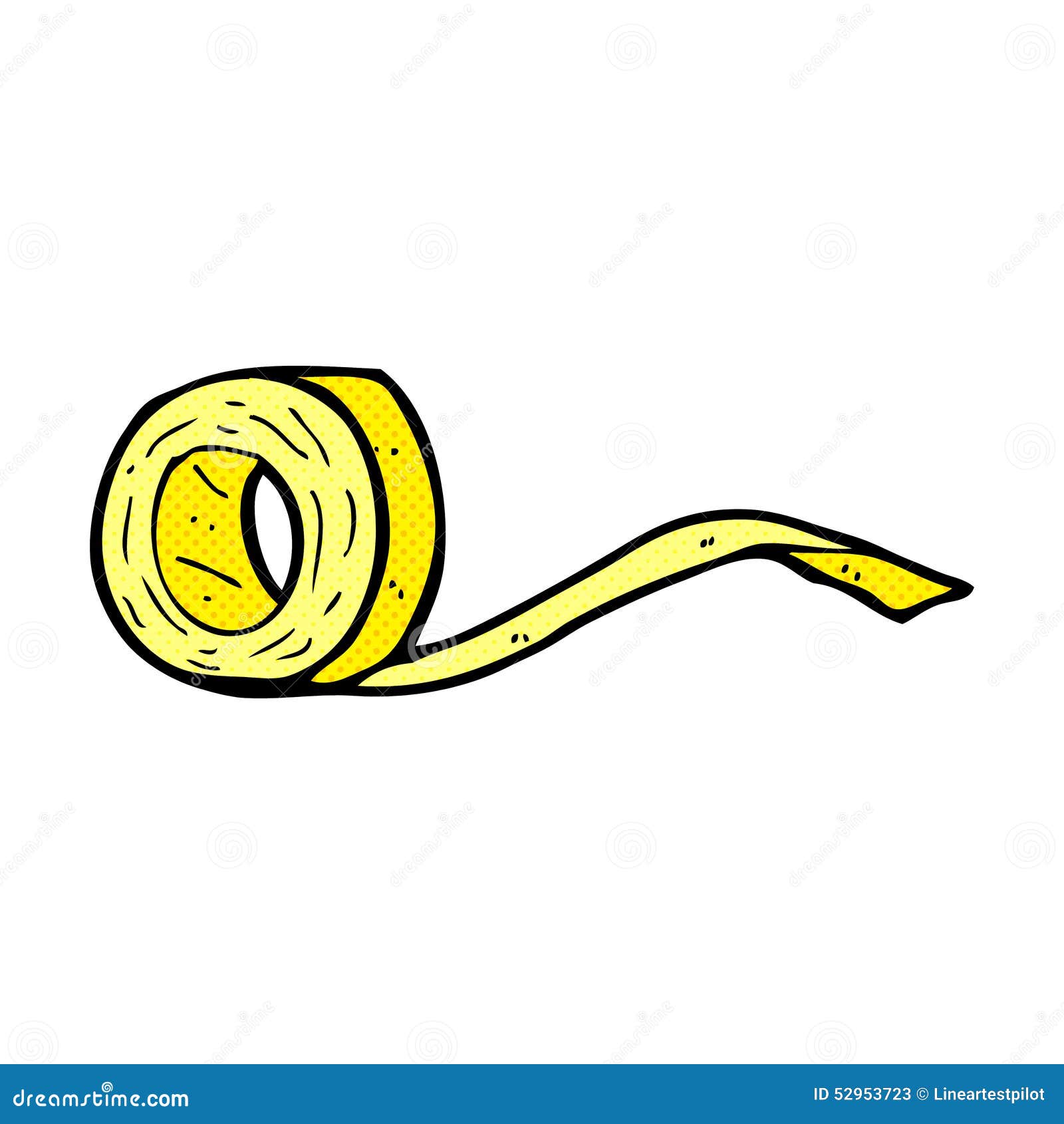 Comic cartoon tape stock illustration. Illustration of tape - 52953723
