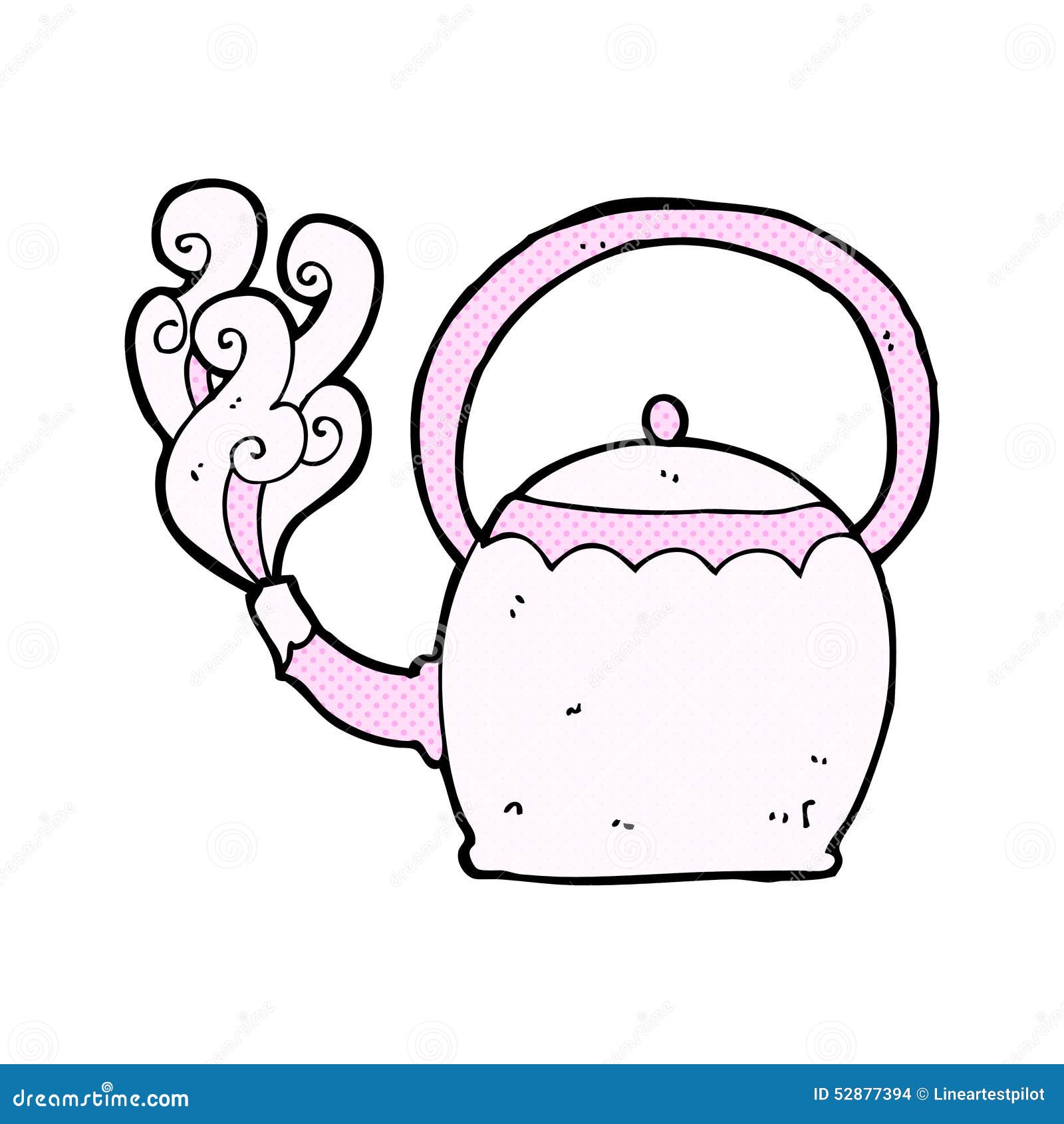 Comic cartoon tea pot stock illustration. Illustration of character ...