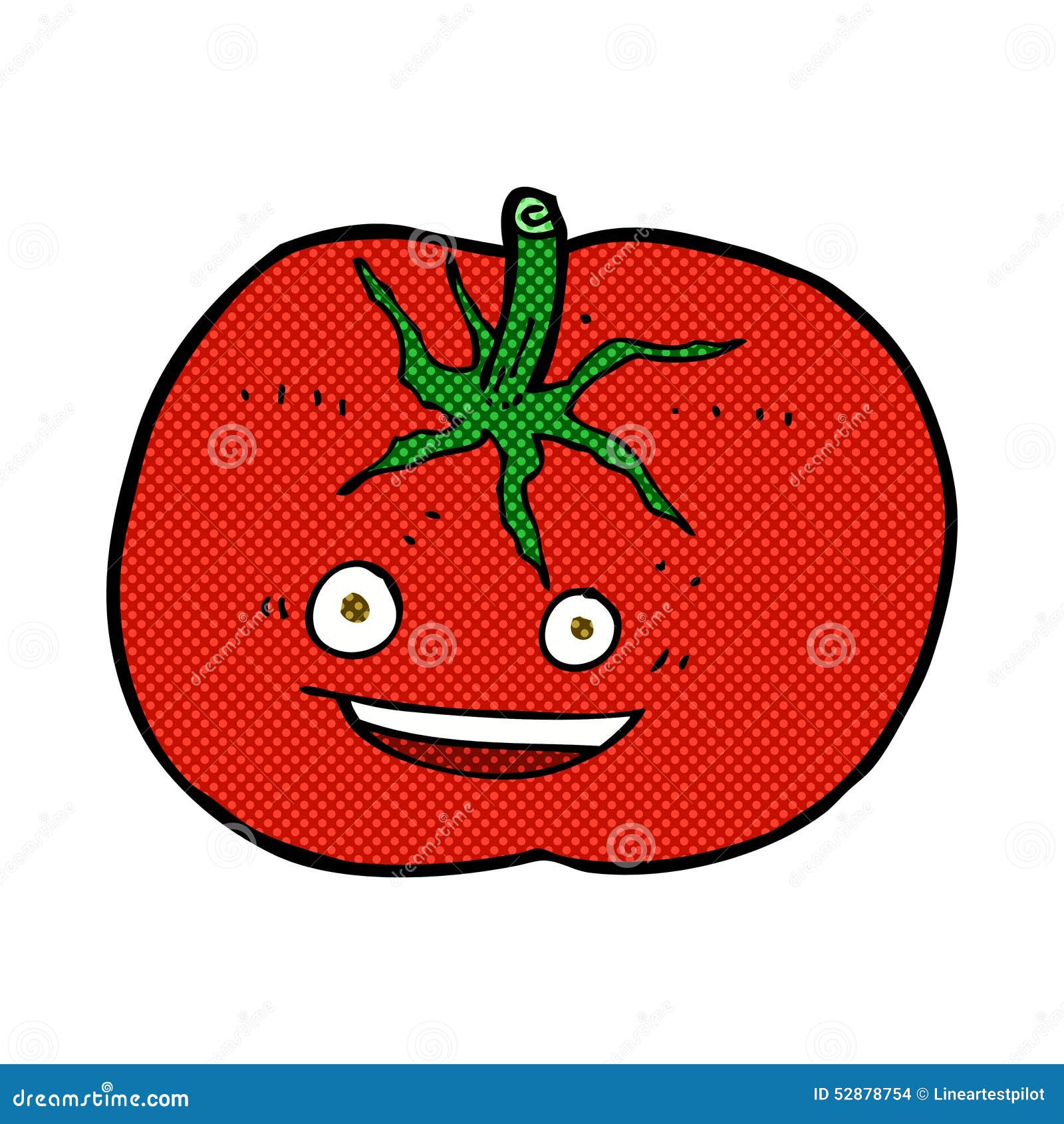 Comic cartoon tomato stock illustration. Illustration of character ...