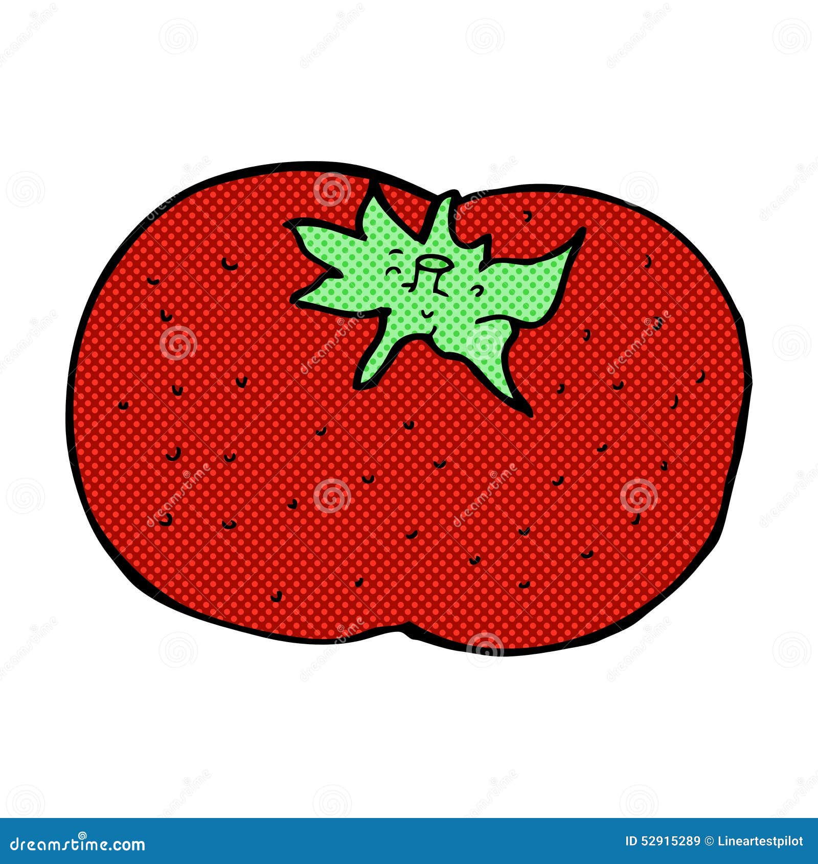 Comic cartoon tomato stock illustration. Illustration of cheerful ...