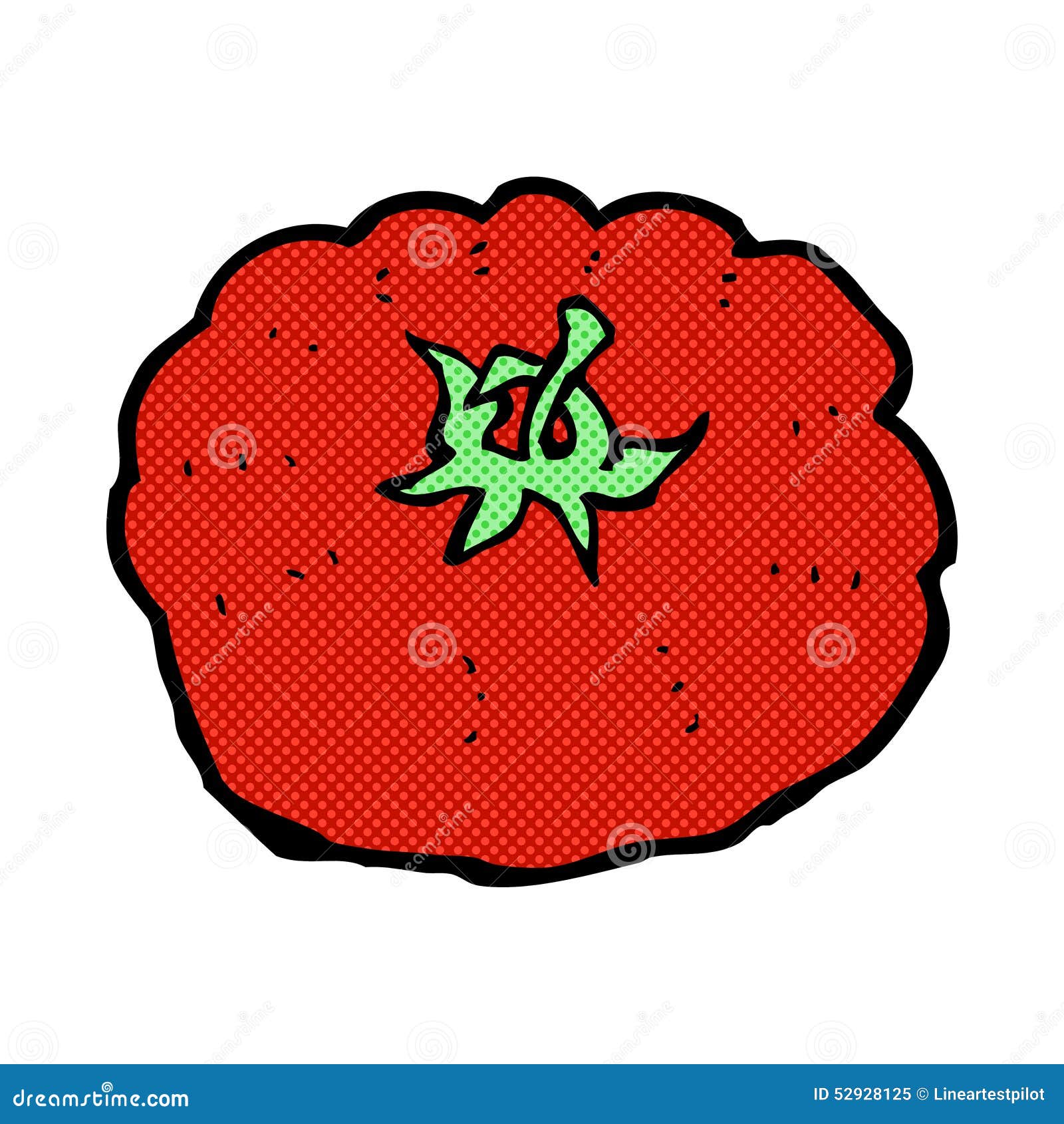 Comic cartoon tomato stock illustration. Illustration of silly - 52928125