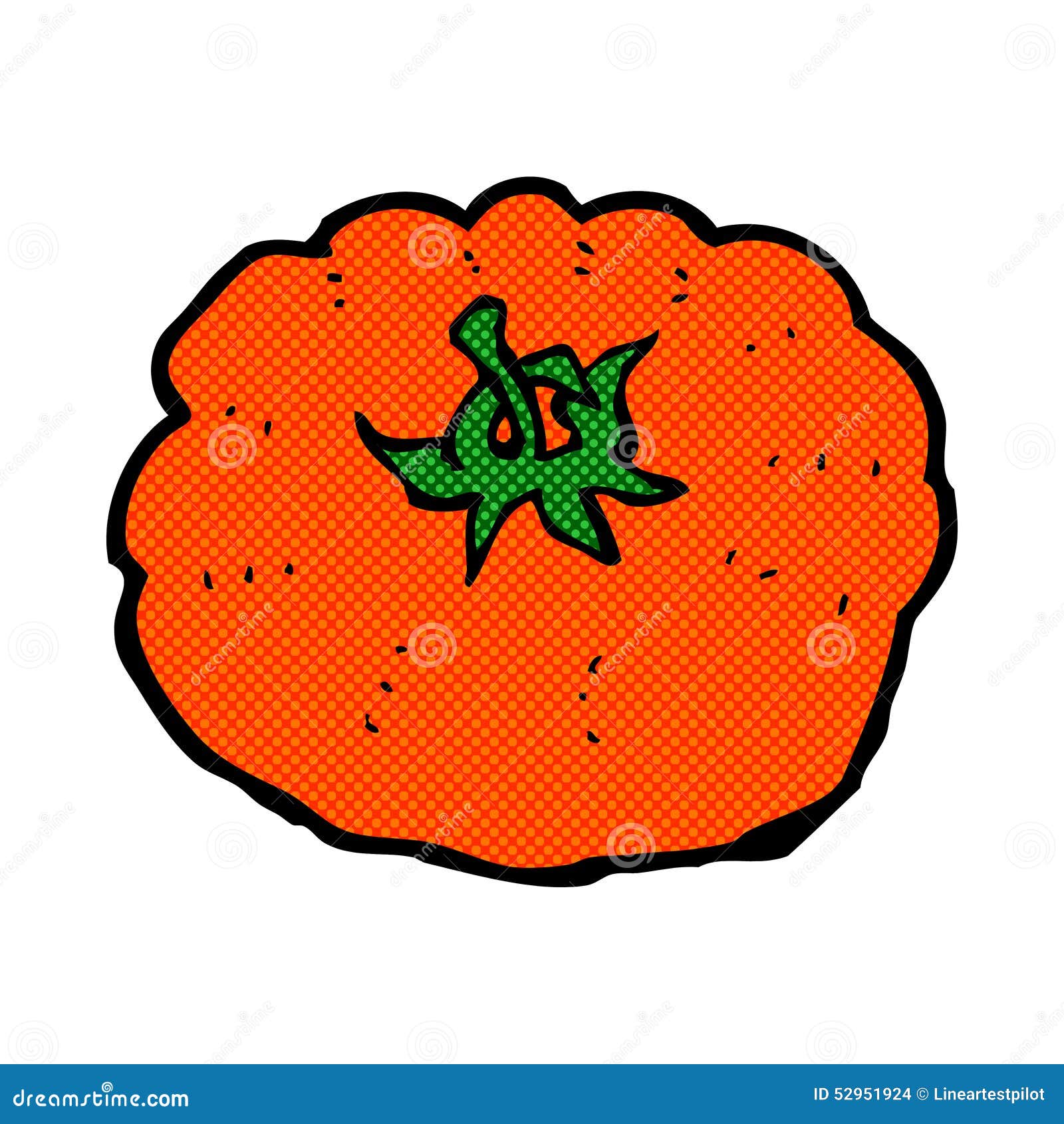 Comic cartoon tomato stock illustration. Illustration of silly - 52951924