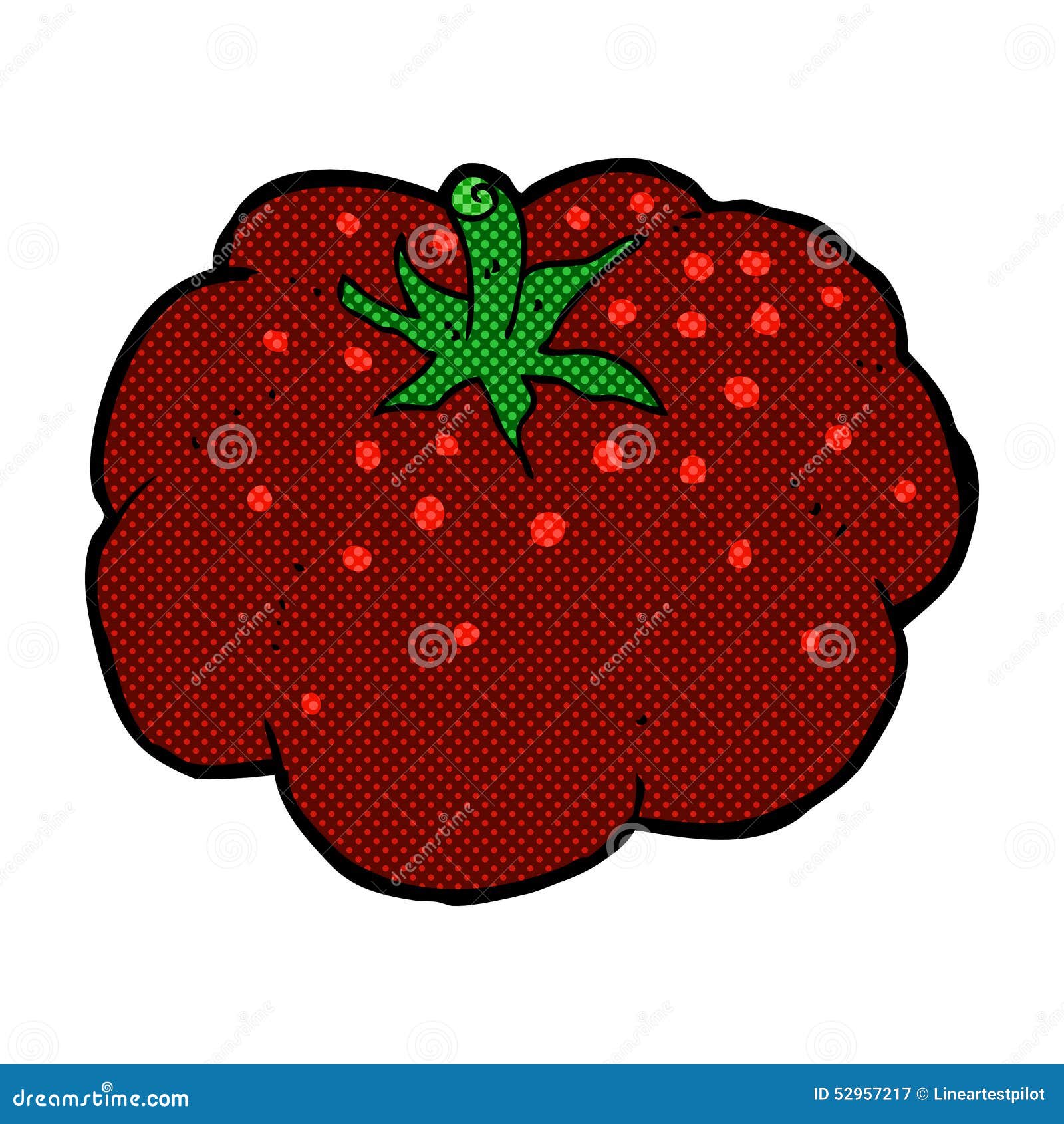 Comic cartoon tomato stock illustration. Illustration of quirky - 52957217