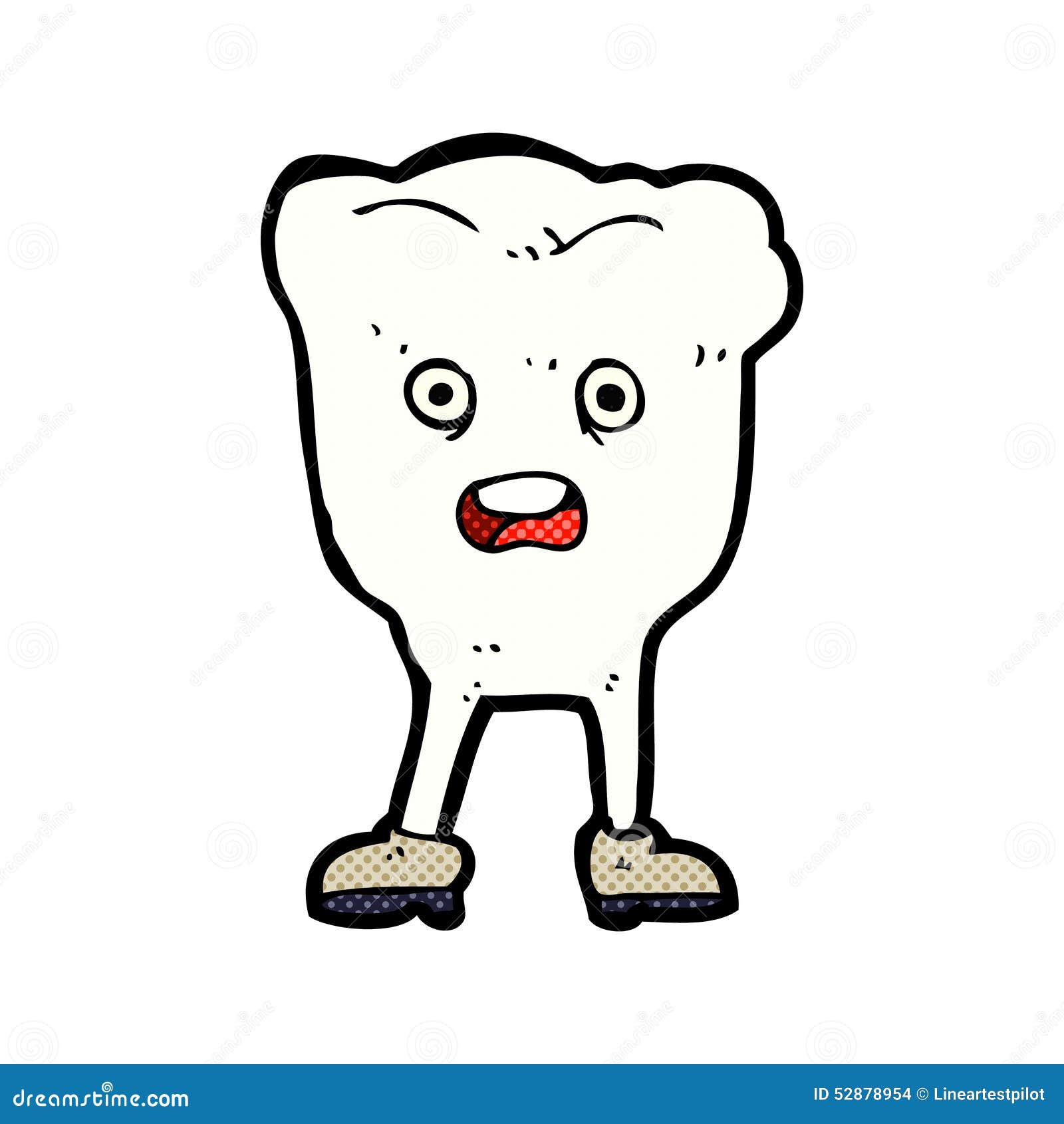 Tooth Afraid Dental Probe Royalty-Free Stock Image | CartoonDealer.com ...