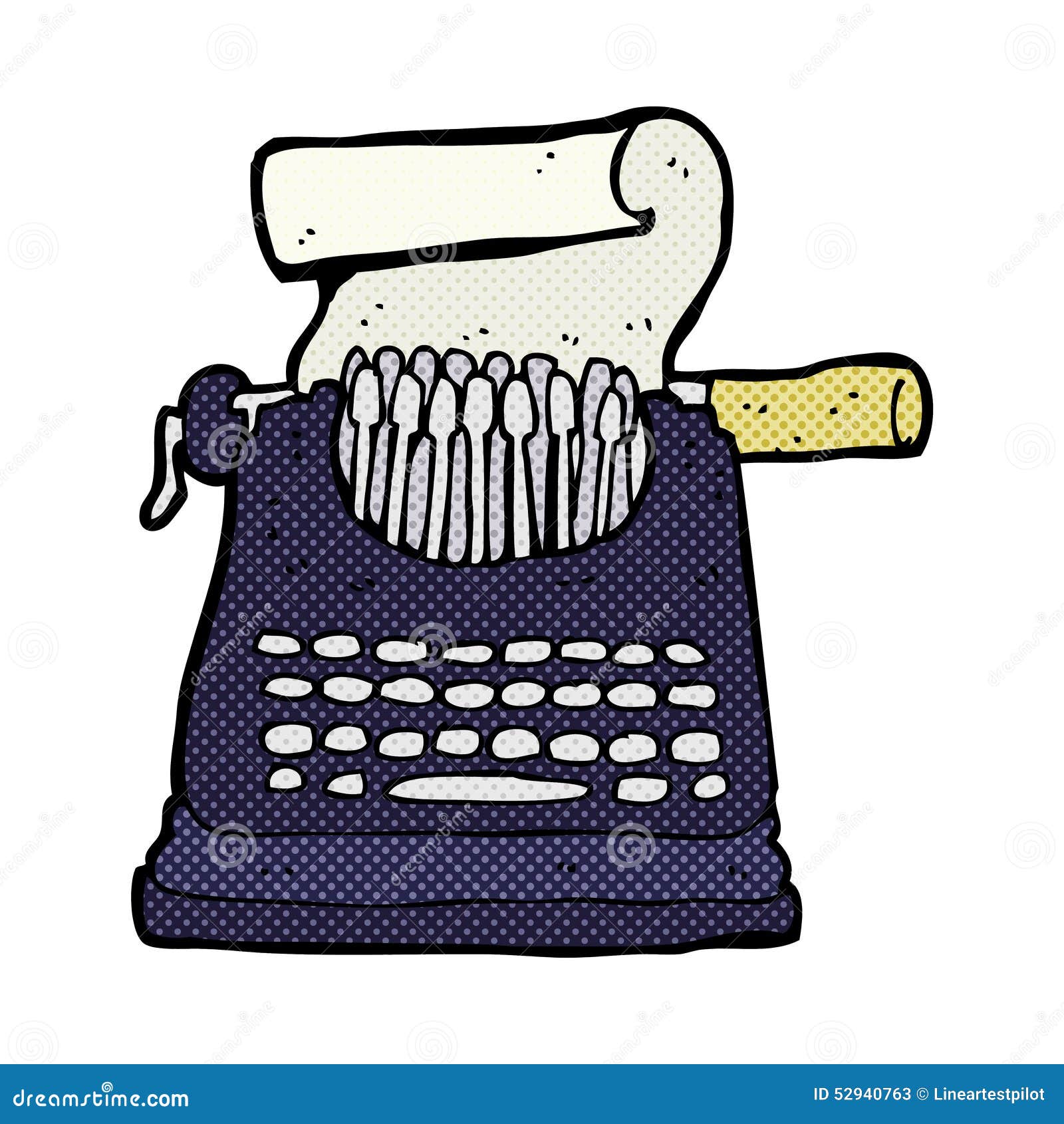 Cartoon Typewriter Stock Image | CartoonDealer.com #37032337