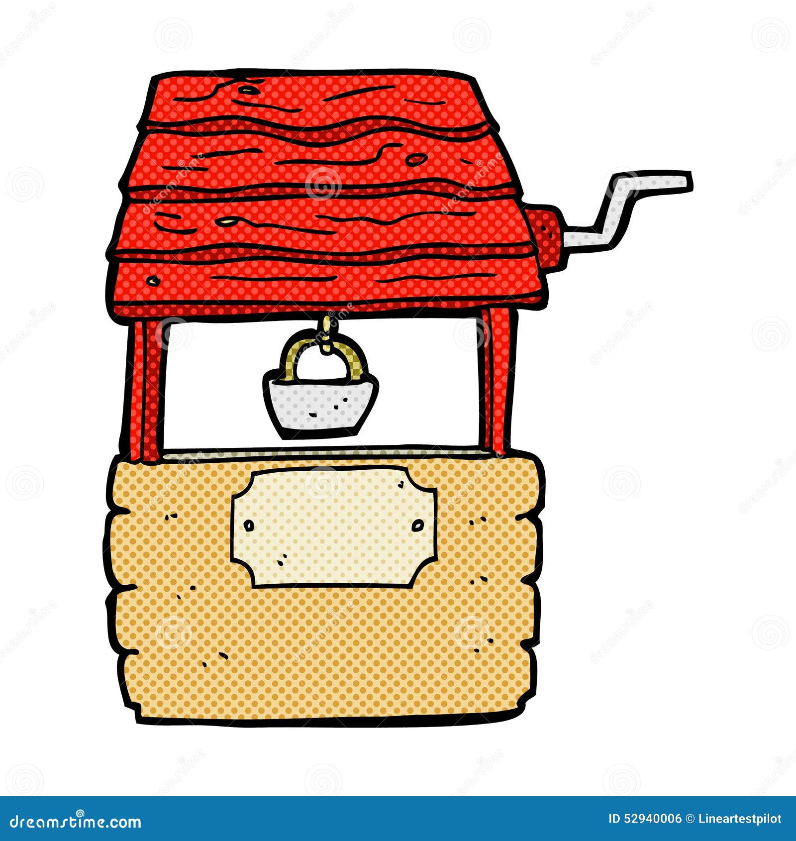 Comic cartoon well stock illustration. Illustration of traditional ...