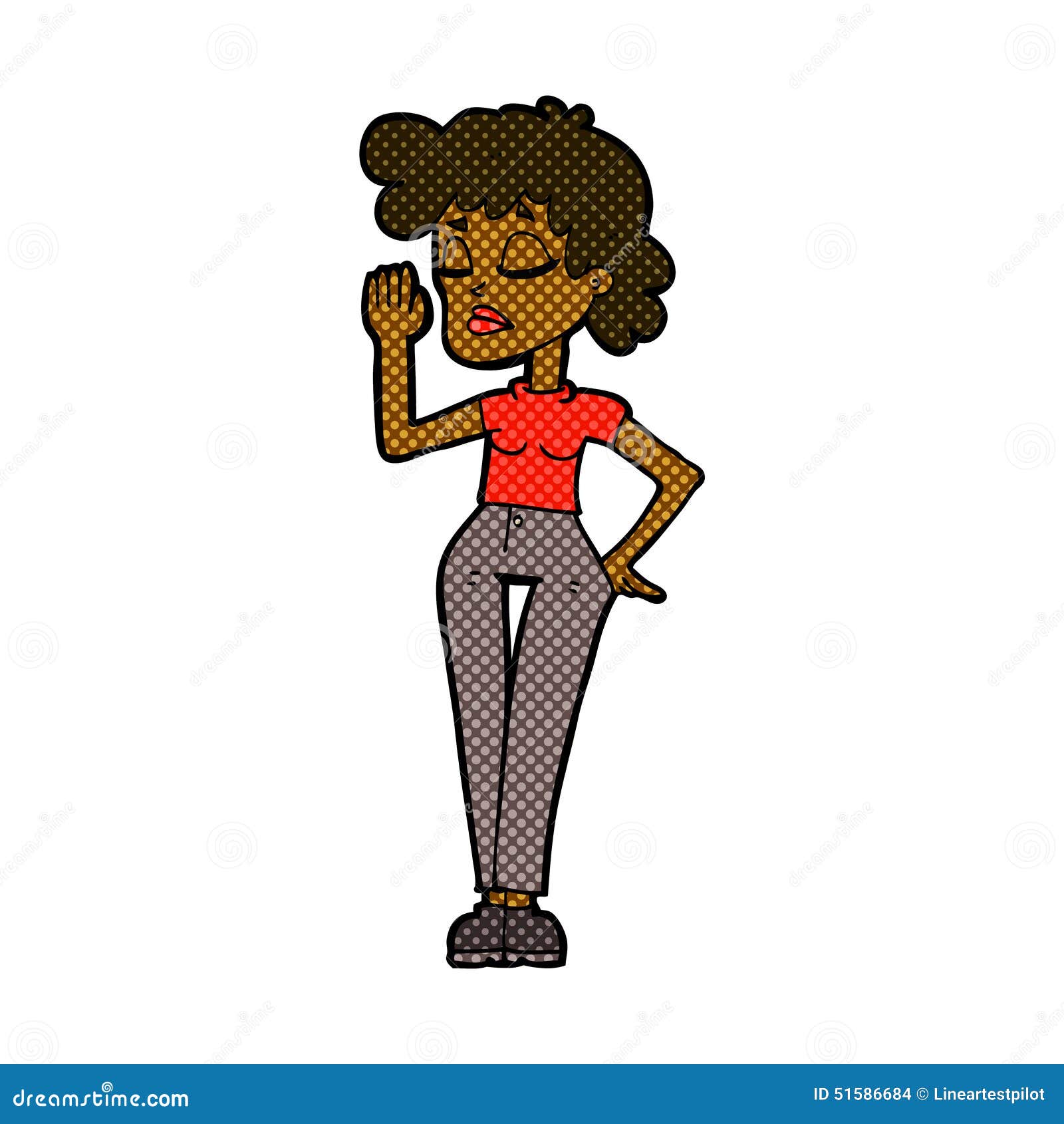 Woman Ignoring People Blaming Her For No Reason Vector Cartoon ...