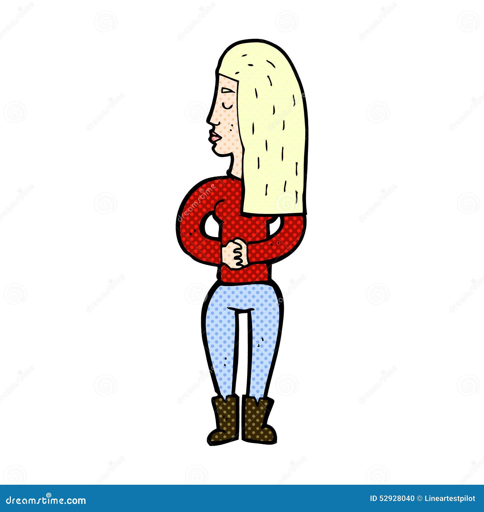 Woman Ignoring People Blaming Her For No Reason Vector Cartoon ...