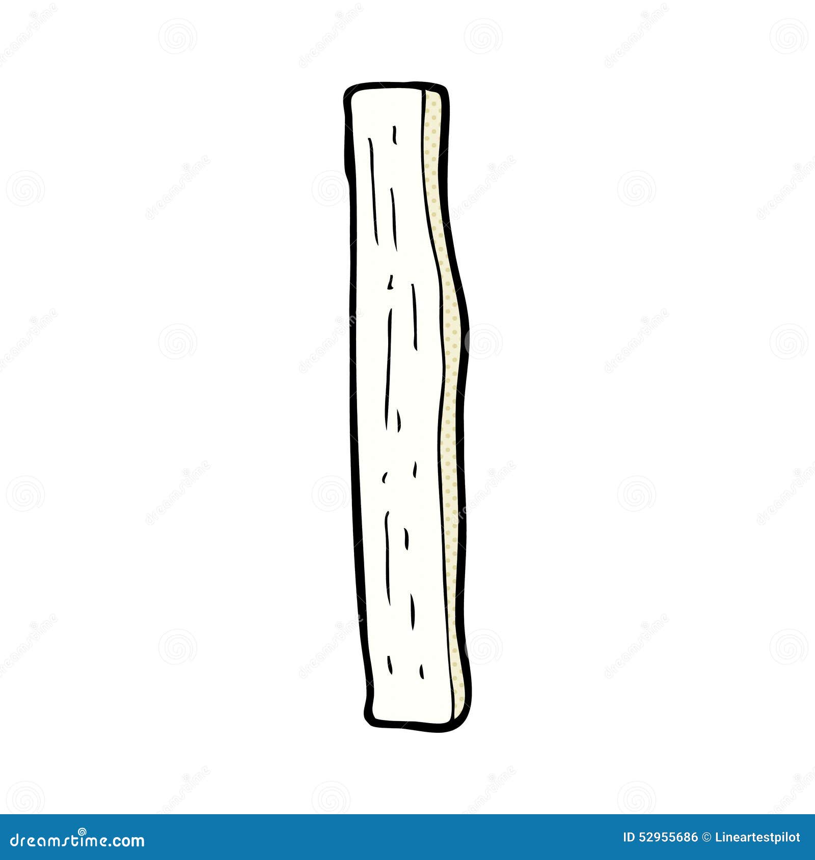 Comic cartoon wood post stock illustration. Illustration of style ...