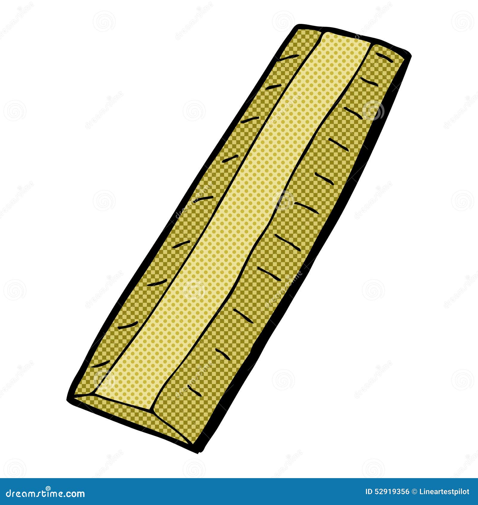 Wooden Ruler Texture On White Background. Wooden Texture. Cartoon ...
