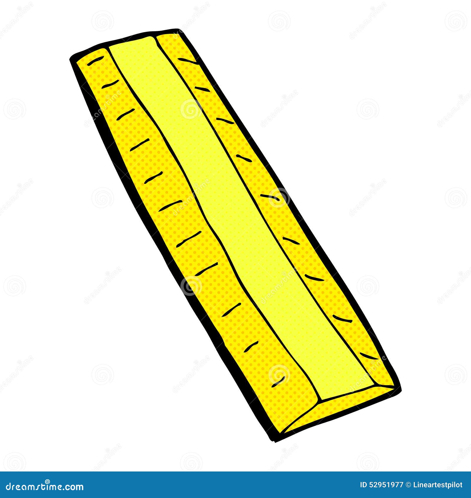 Comic cartoon wooden ruler stock illustration. Illustration of wooden ...