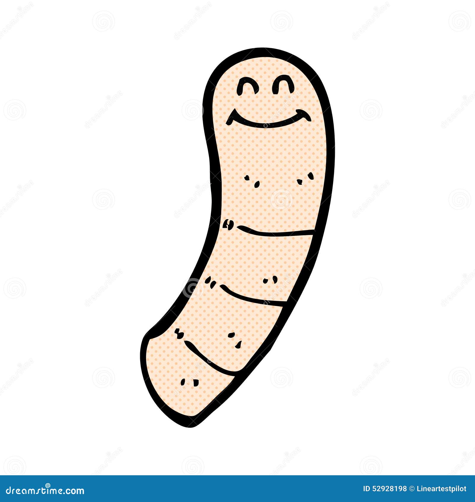 Comic cartoon worm stock illustration. Illustration of funny - 52928198