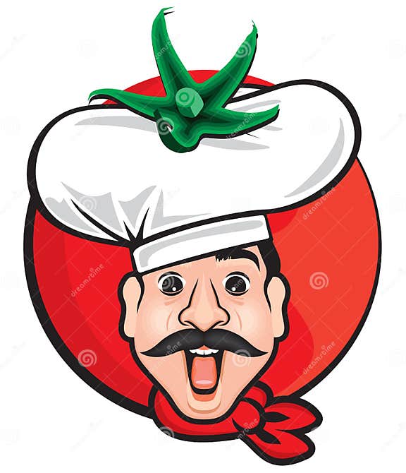Comic Chef stock vector. Illustration of cute, cuisine - 33453884
