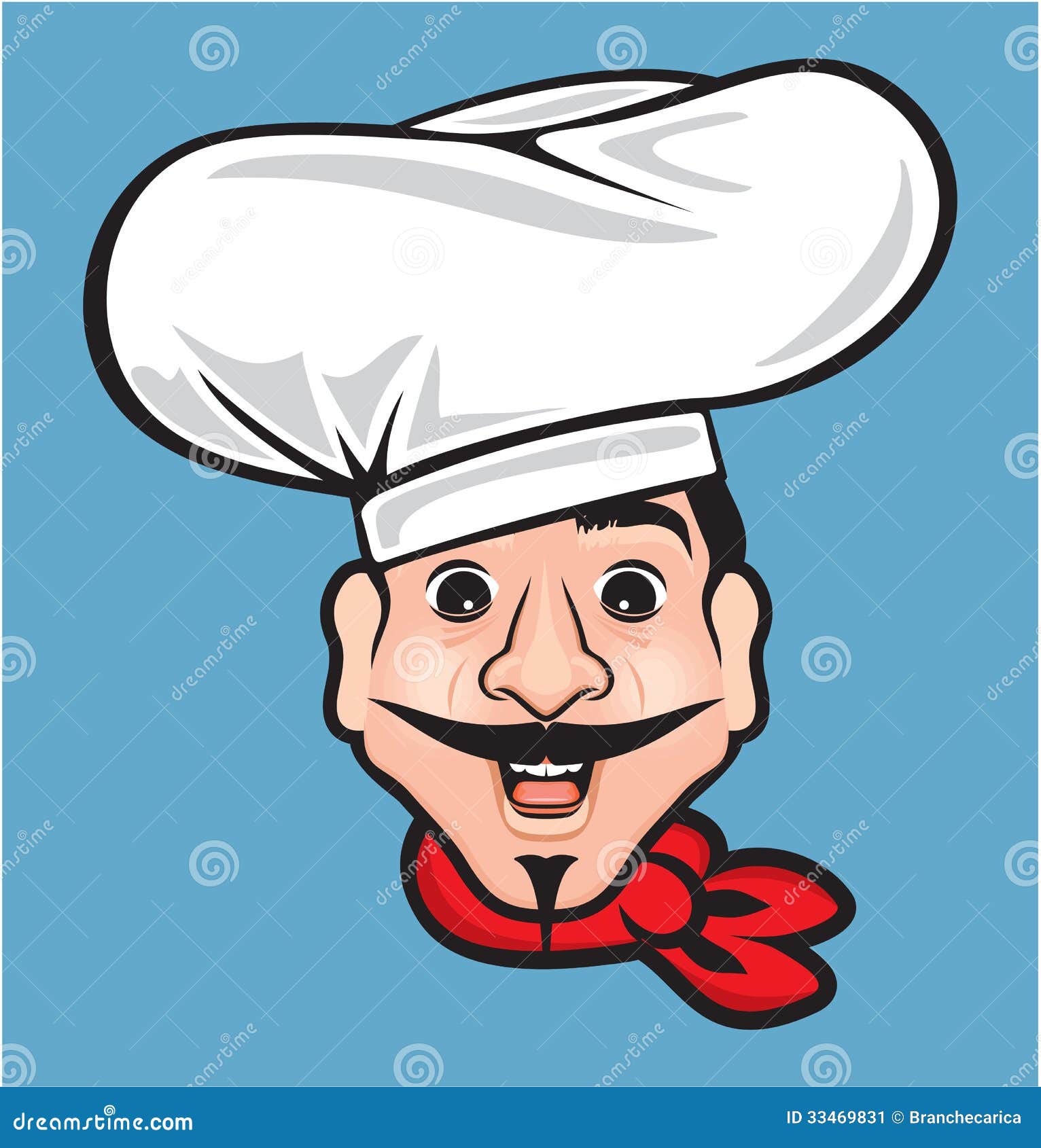Comic Chef stock vector. Illustration of delicious, chef - 33469831