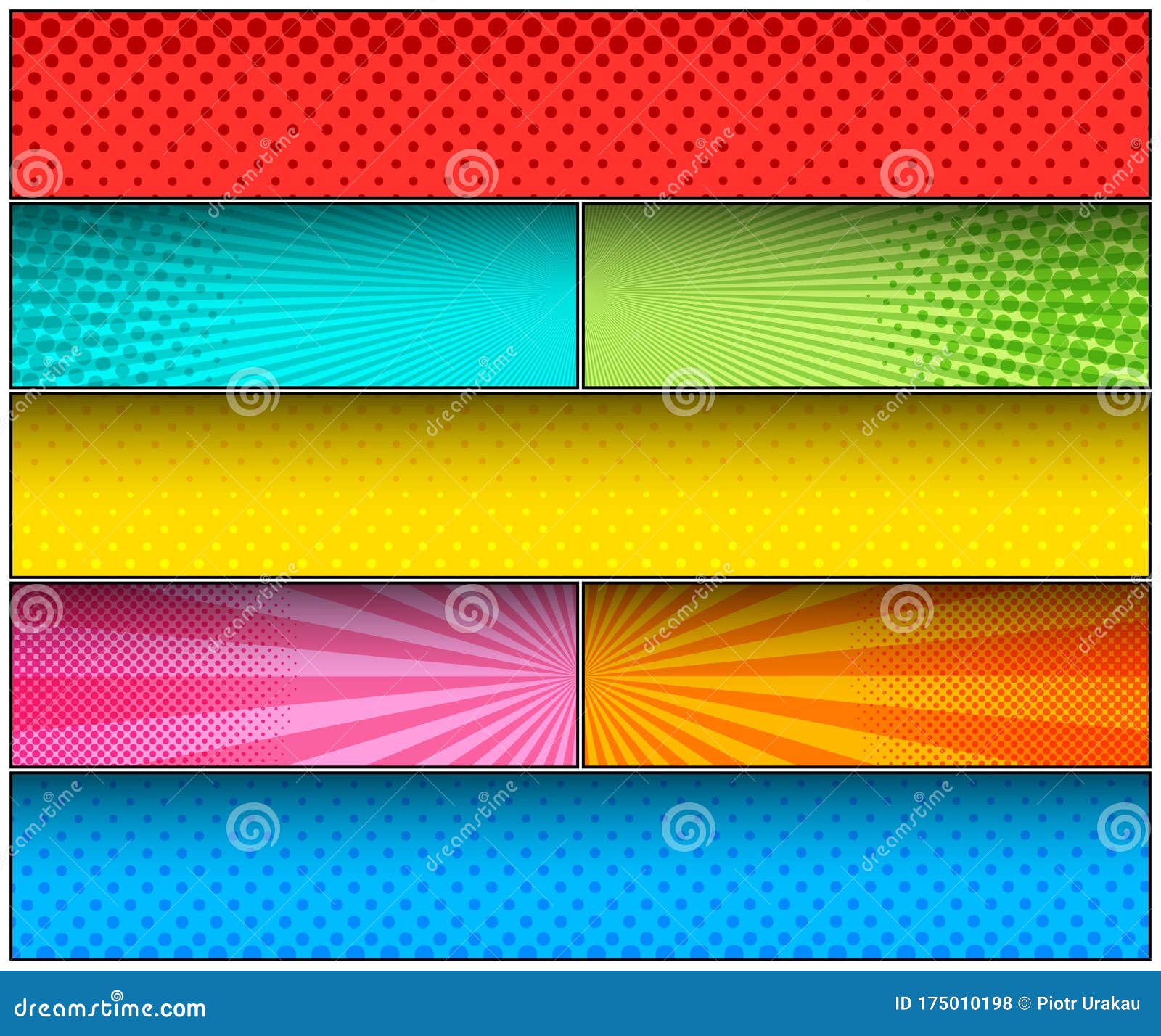 Comic colorful background stock vector. Illustration of background ...