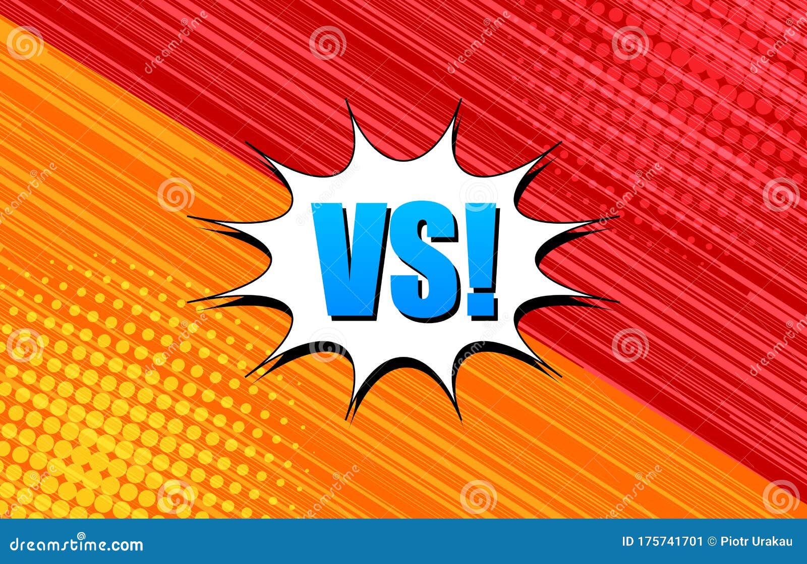 Comic Competitive Background Stock Vector - Illustration of concept ...
