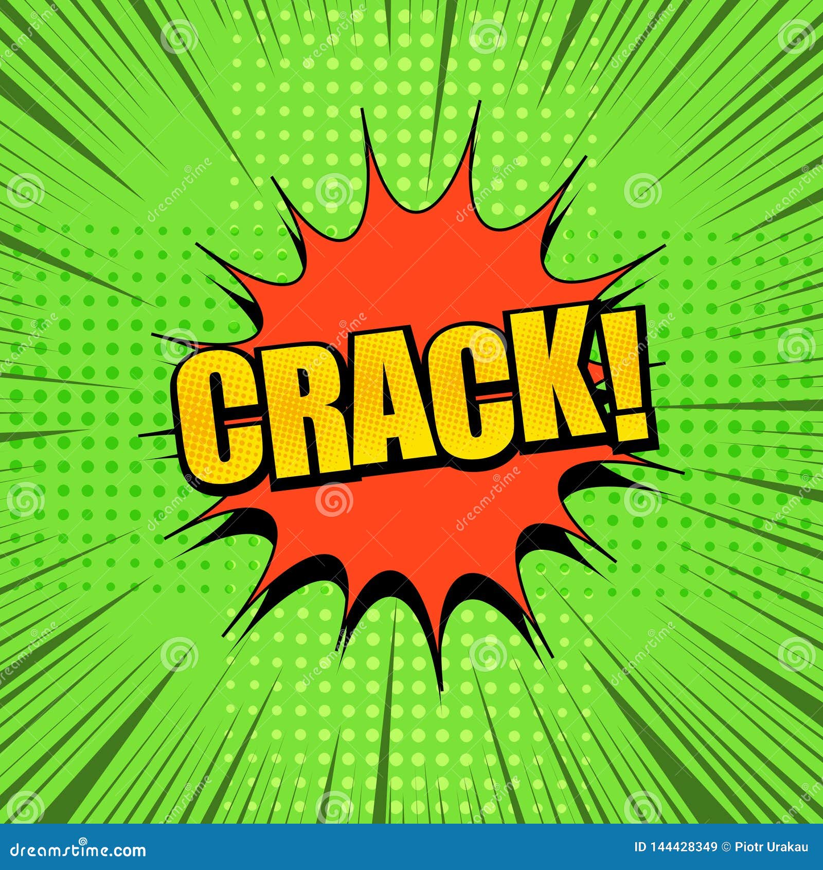 Comic Cool Wording Template Cartoon Vector | CartoonDealer.com #118098273