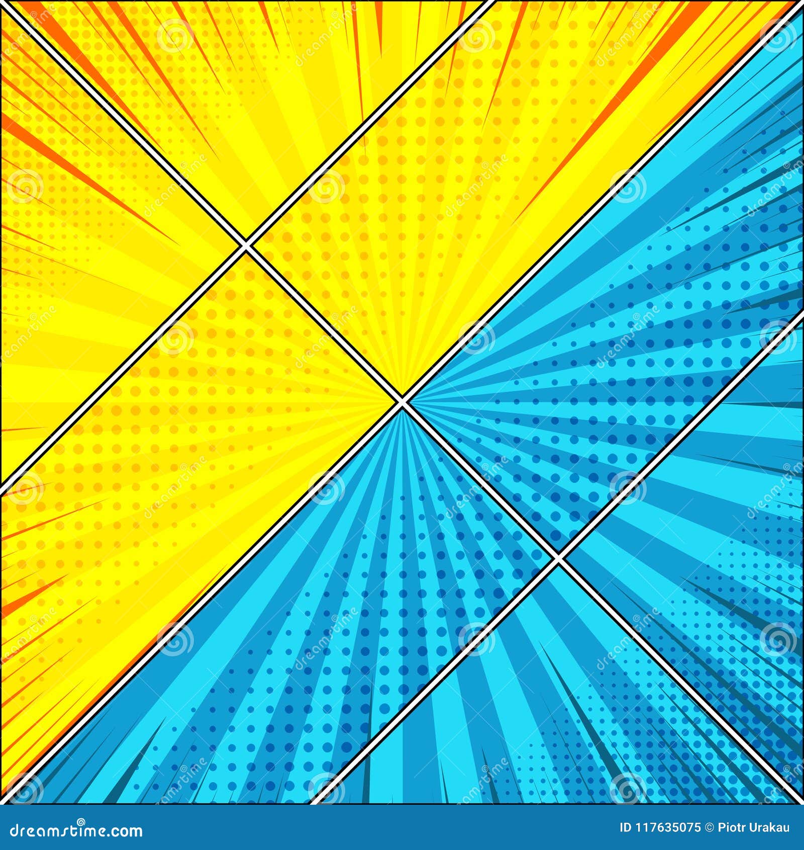 Comic Diagonal Speed Lines Background Cartoon Vector | CartoonDealer ...