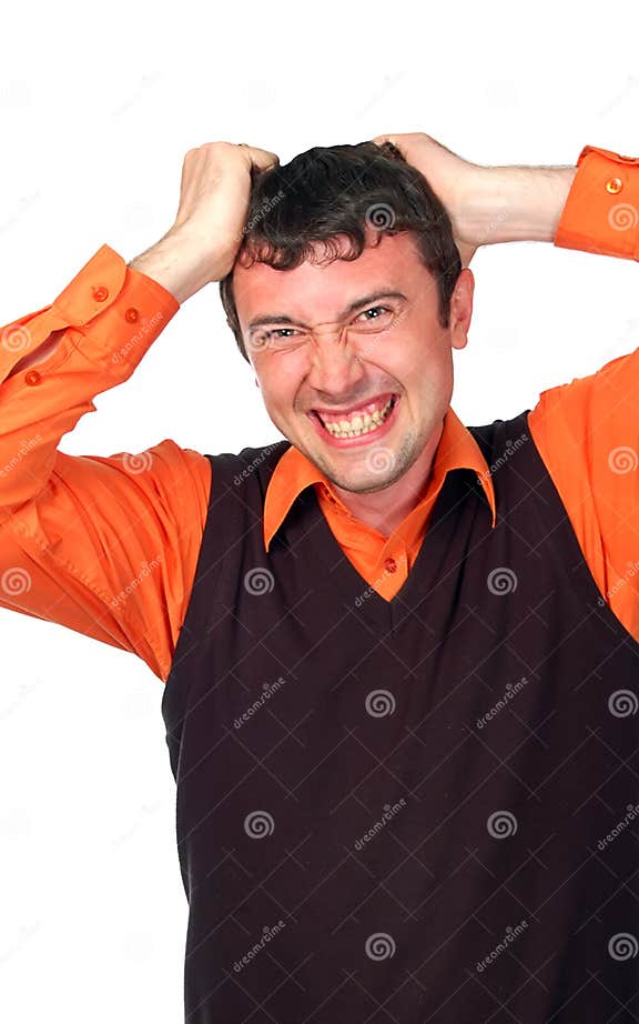 Comic disappointment stock image. Image of confusion, decisions - 5522163