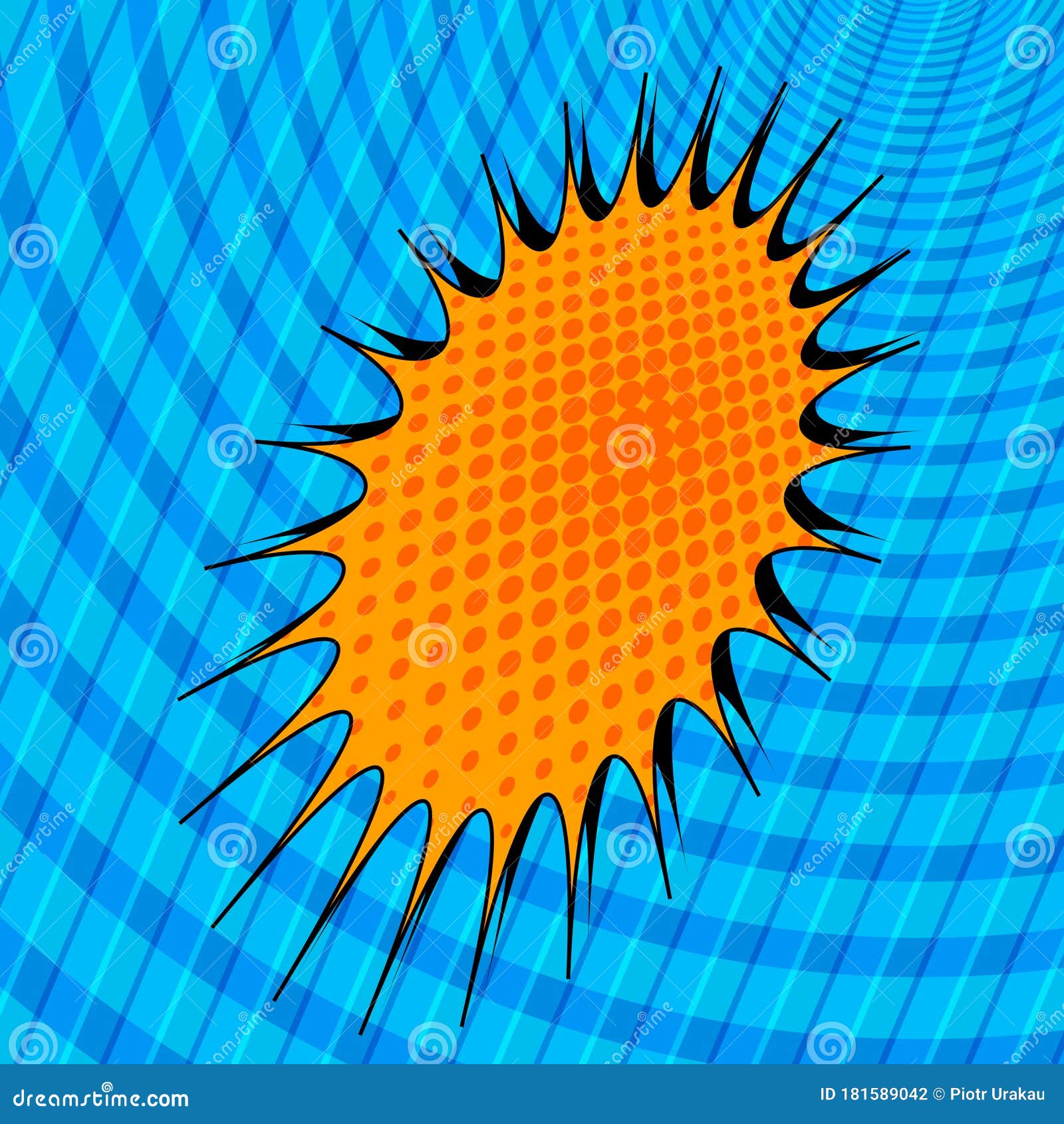 Comic dynamic concept stock vector. Illustration of background - 181589042