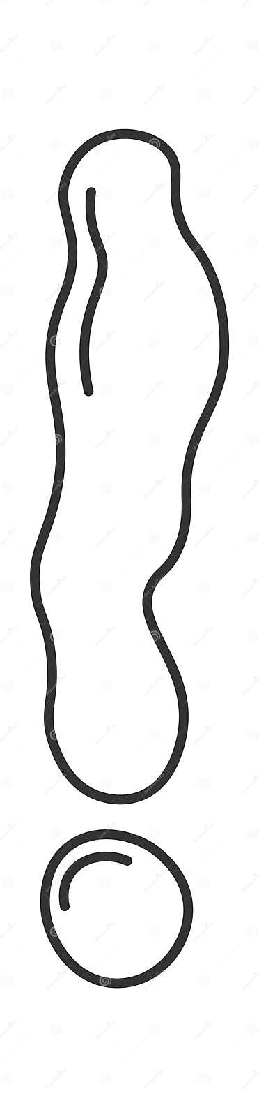 Comic Exclamation Mark stock vector. Illustration of alert - 276208782