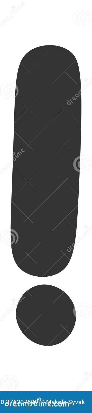 Comic Exclamation Mark stock illustration. Illustration of retro ...