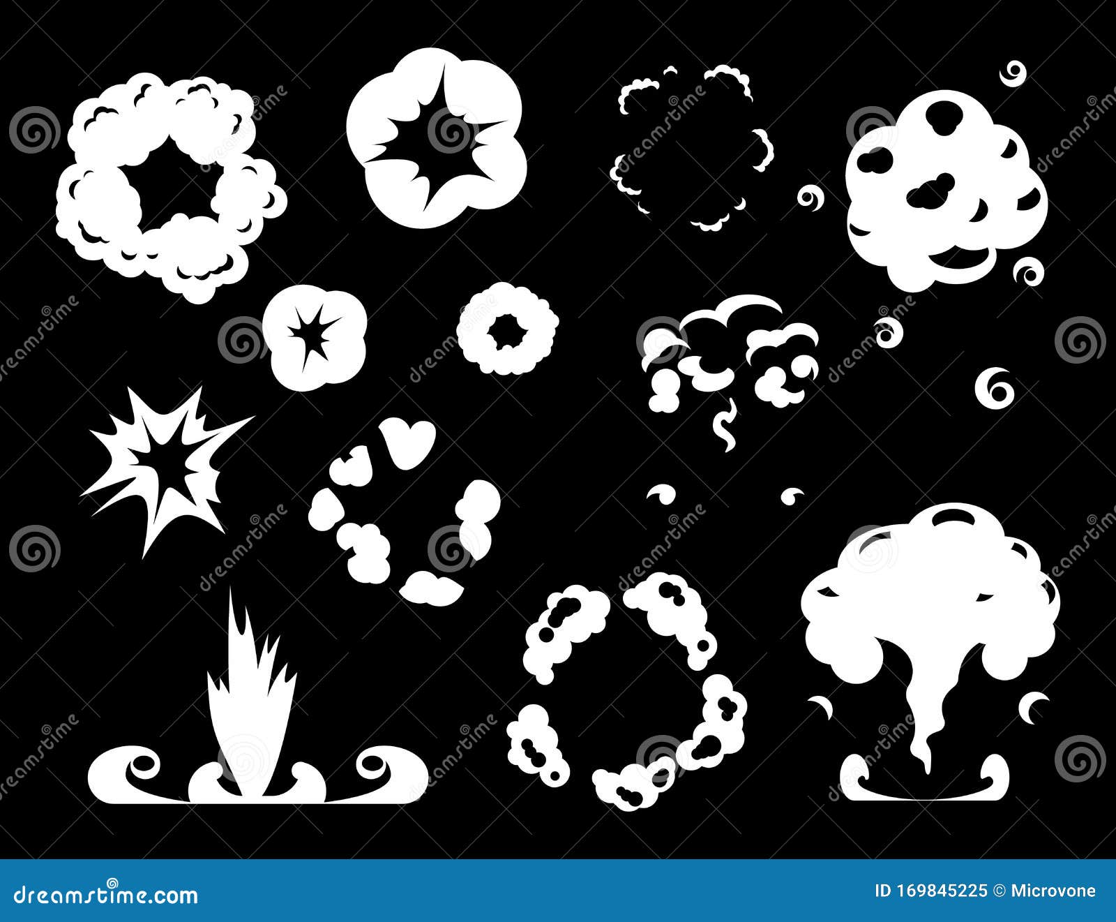 Comic Explosion. Cartoon Spark Effect and Magic Energy Flashes Stock ...