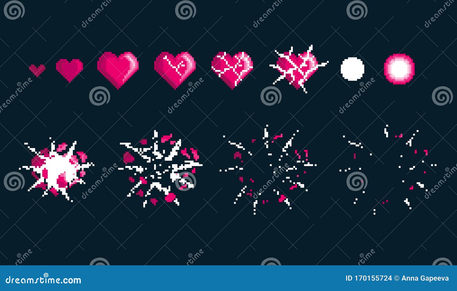 Comic Explosion Effects for Emotion. Process Steps for Animation ...