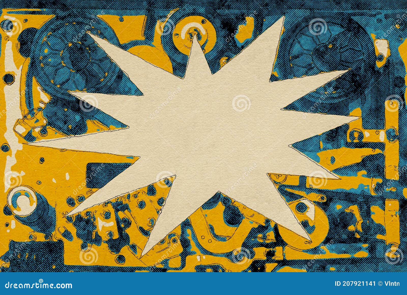 Comic Explosion Illustration Stock Illustration - Illustration of page ...