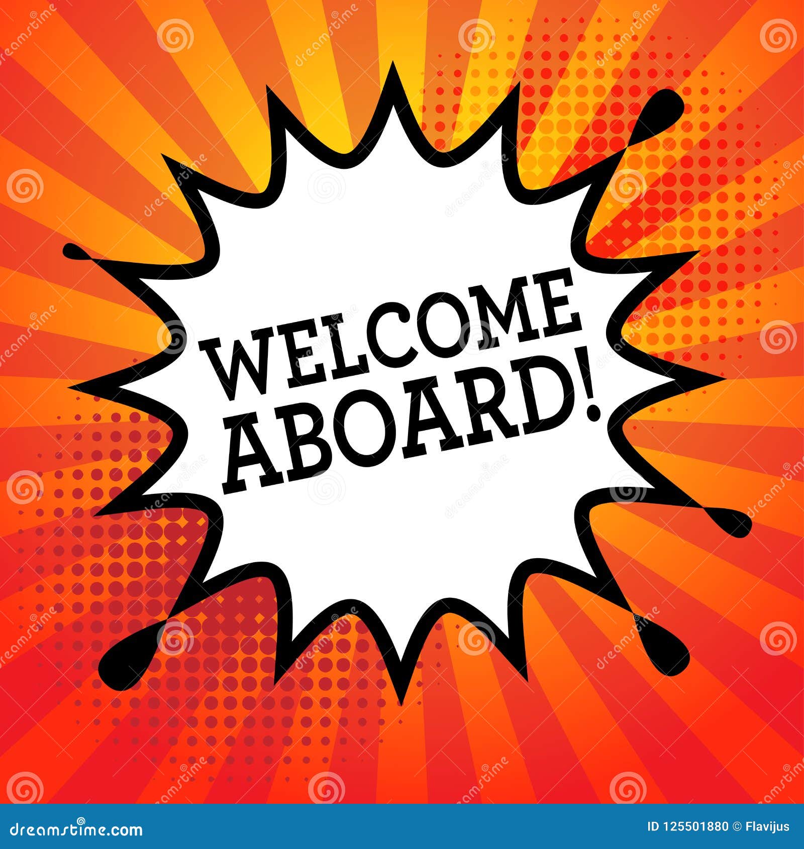 Comic Explosion with Text Welcome Aboard Stock Vector - Illustration of ... Comic Explosion with Text Welcome Aboard Stock Vector - Illustration of ...