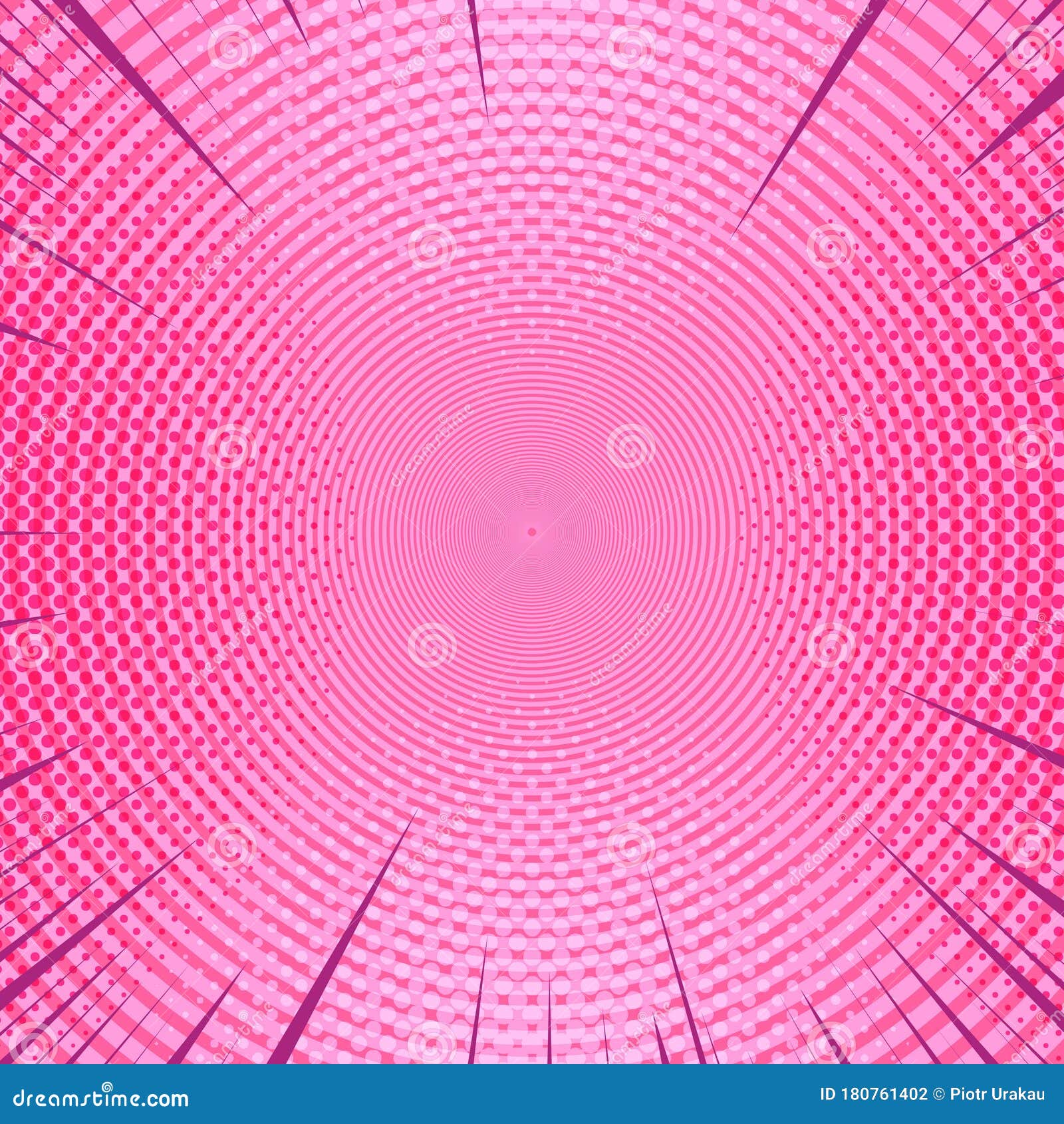 Comic Explosive Pink Background Stock Vector - Illustration of color ...