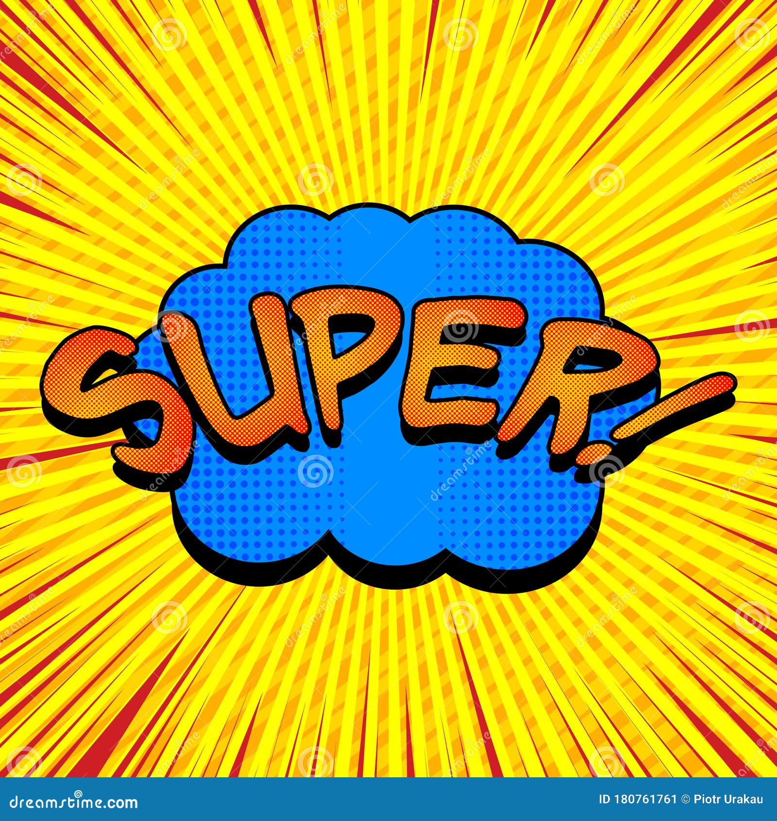 Comic explosive template stock vector. Illustration of balloon - 180761761