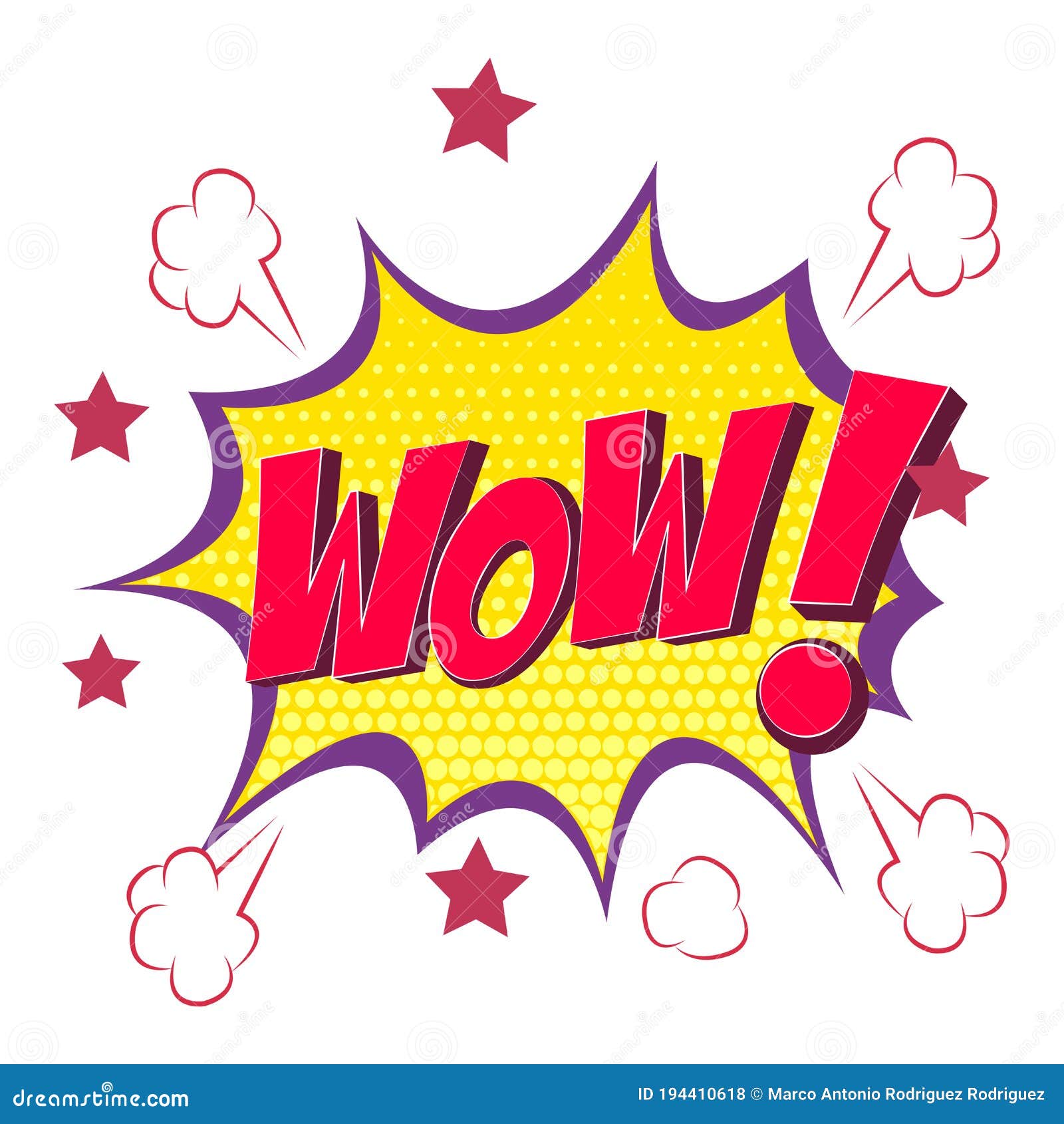 Comic Expression. Bubble Speech Stock Vector - Illustration of clipart ...