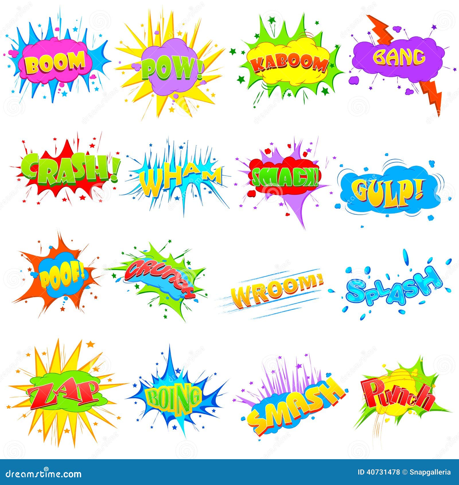 Comic Expression Cartoon Vector | CartoonDealer.com #41730709