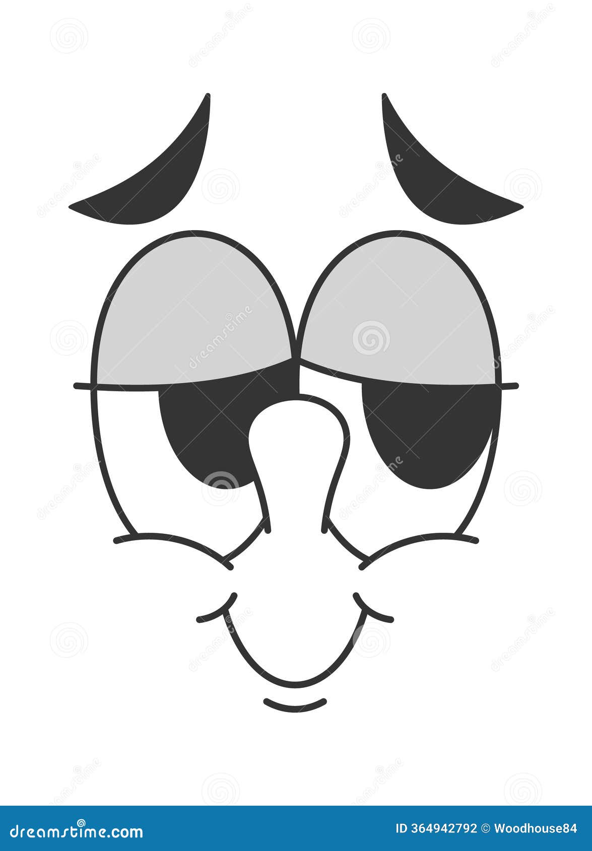 Comic Face Emoticon Showing Tongue Vector Illustration | CartoonDealer ...