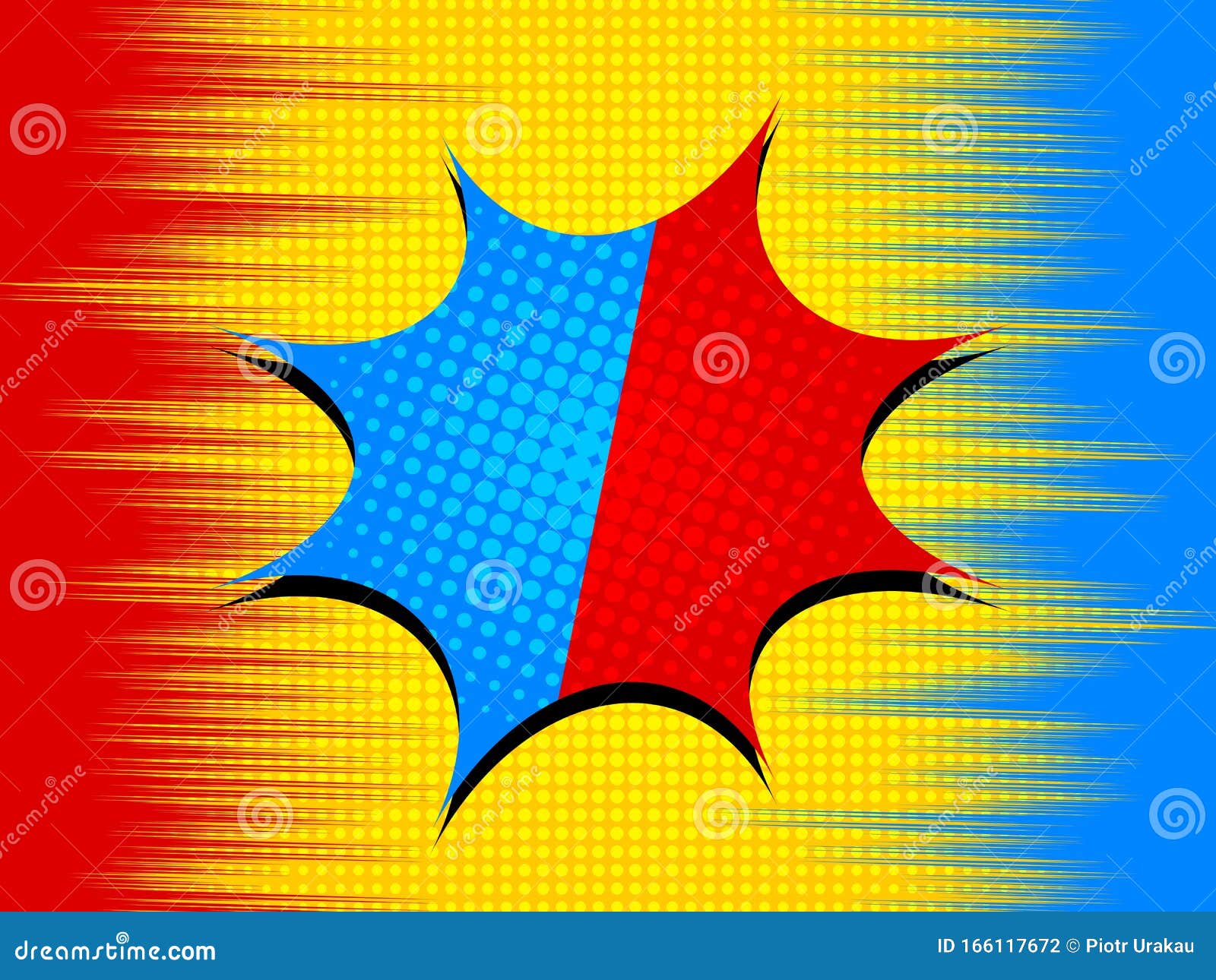 Comic fight concept stock vector. Illustration of explosion - 166117672