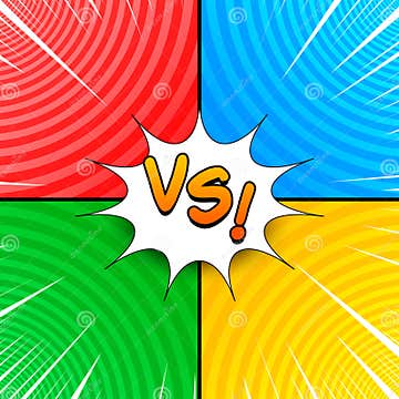 Comic Fight Explosive Concept Stock Vector - Illustration of ...