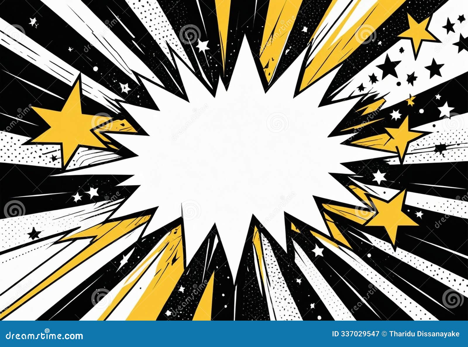 Comic Frame Border Design stock illustration. Illustration of symmetry ...