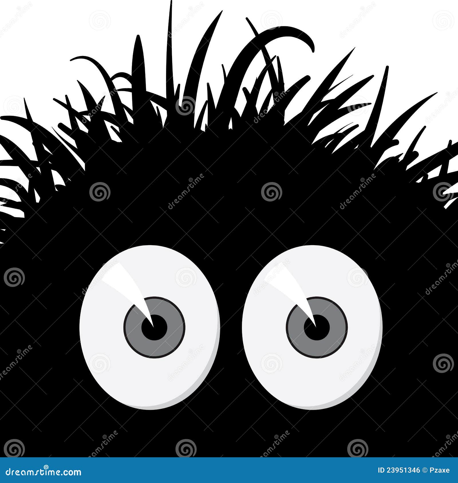 Frightened Boy In Bed And The Creepy Shadow Monster. Fear Of The Dark ...