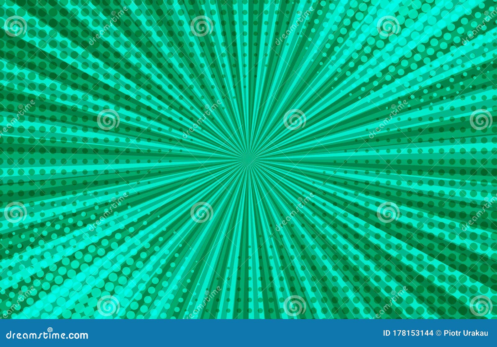 Comic Green Explosive Background Stock Vector - Illustration of element ...
