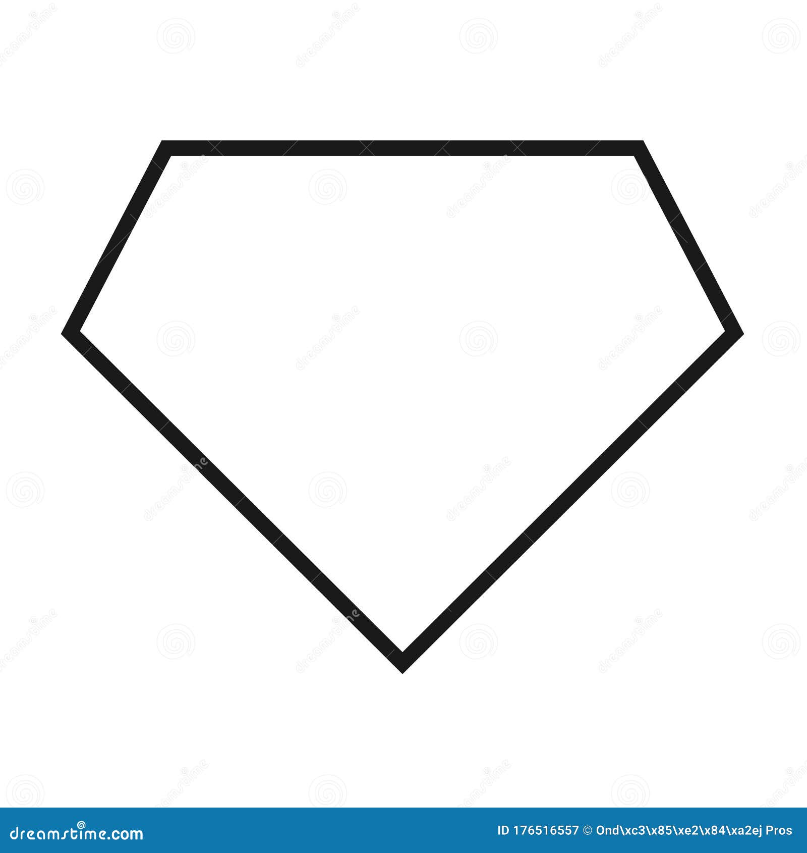 Comic Hero Icon, Symbol Shield. Isolated Vector on White Background ...