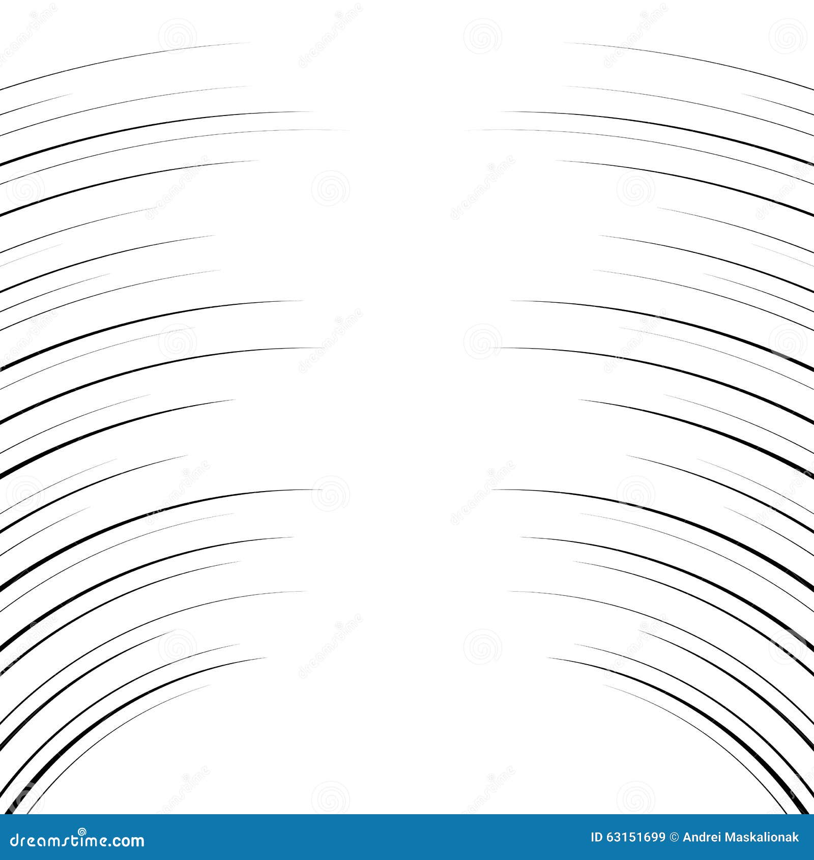 Comic Horizontal Curved Lines Background Stock Vector - Illustration of ...