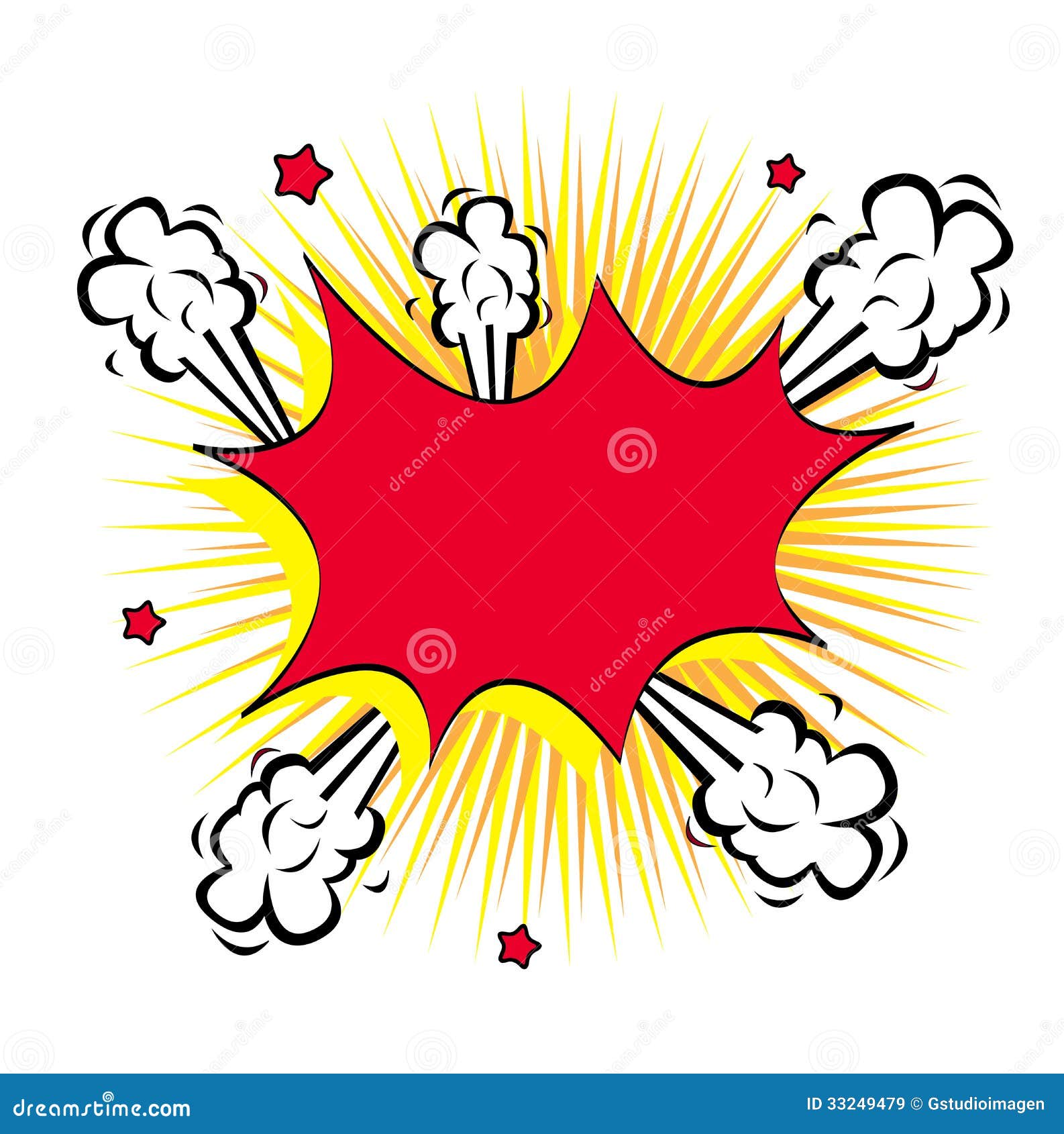 Comic icon stock vector. Illustration of cloud, speak - 33249479