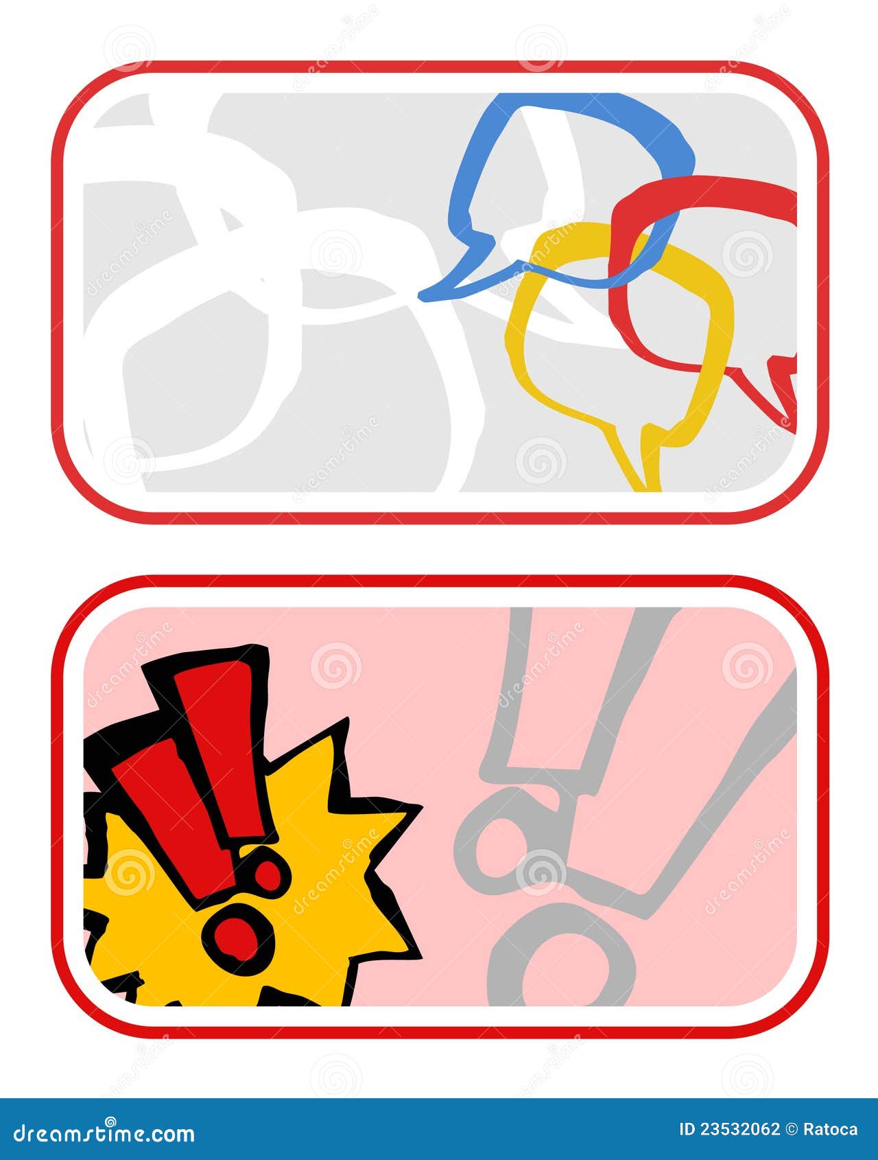 Comic label stock vector. Illustration of styling, blue - 23532062