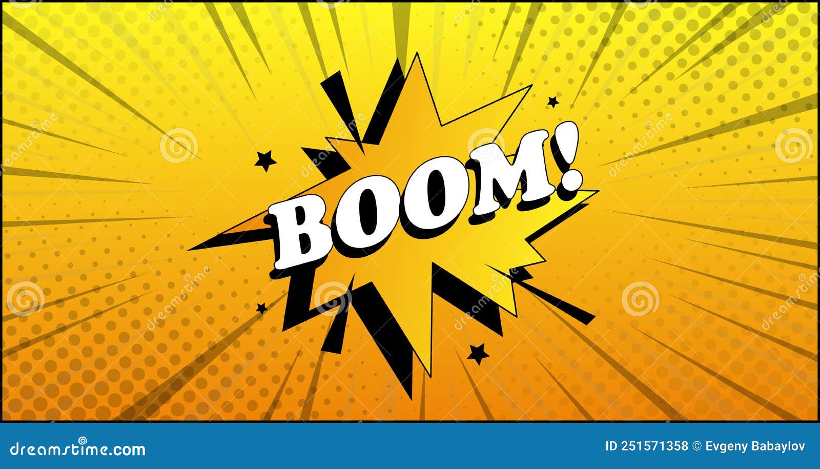 Lettering Boom, Bomb. Comic Text Sound Effects. Vector Bubble Icon ...