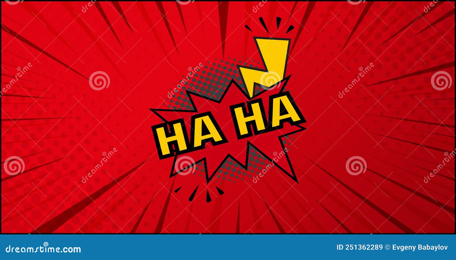 Comic Lettering HA-HA on White Background - Vector Stock Vector ...