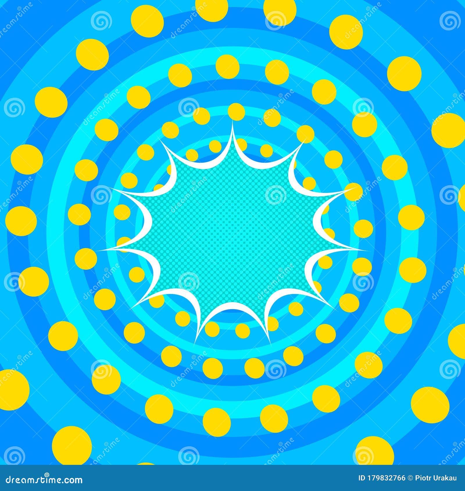 Comic Light Abstract Template Stock Vector - Illustration of comic ...